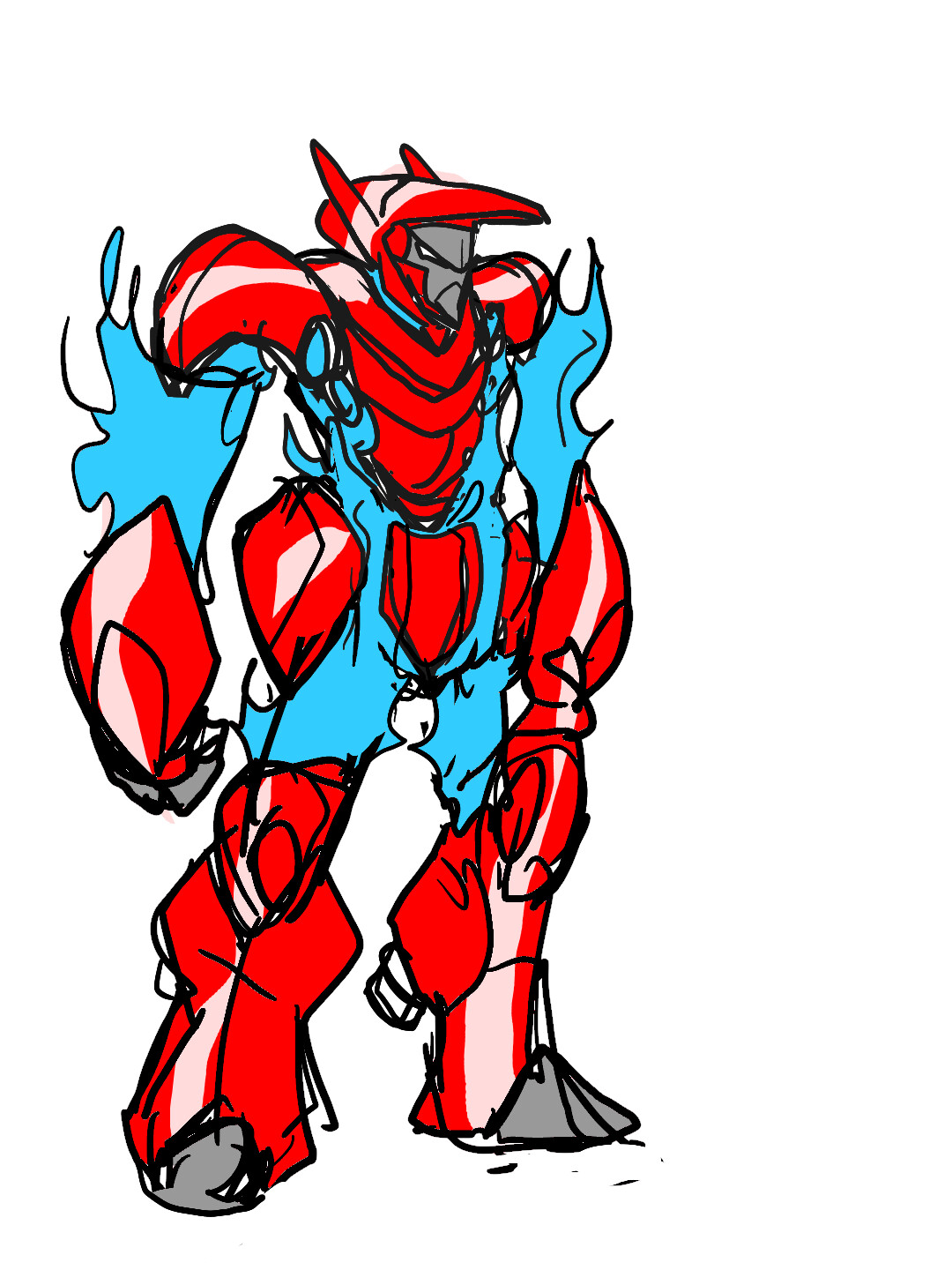 ArtStation - Fire mecha