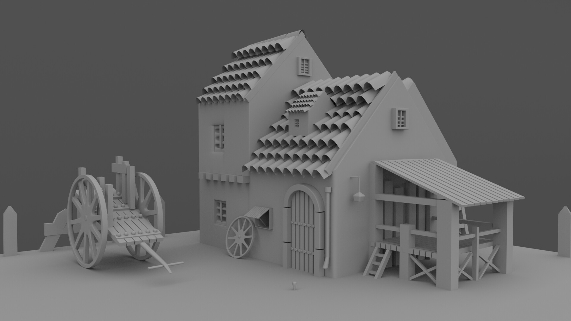 ArtStation - 3d set model