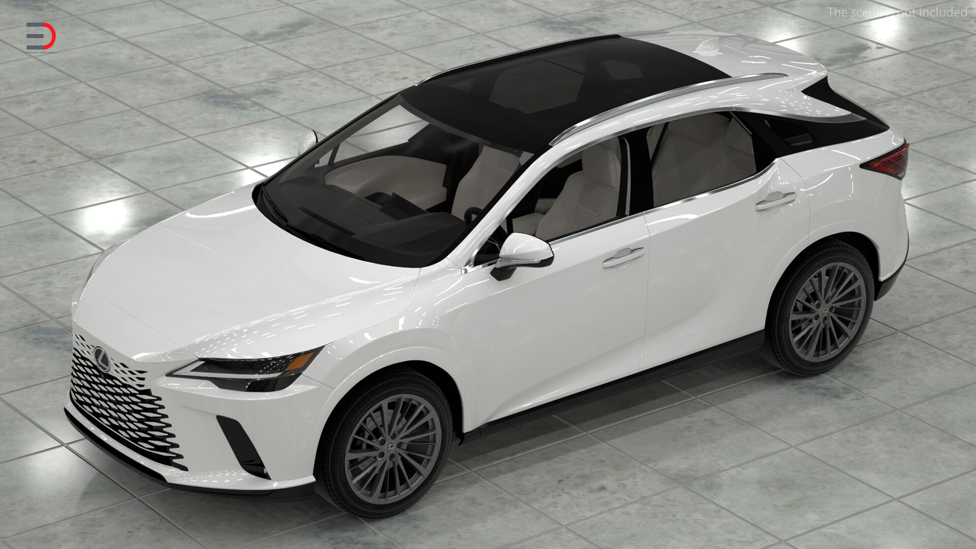 ArtStation - 3D Lexus RX 350 2023 Luxury SUV White