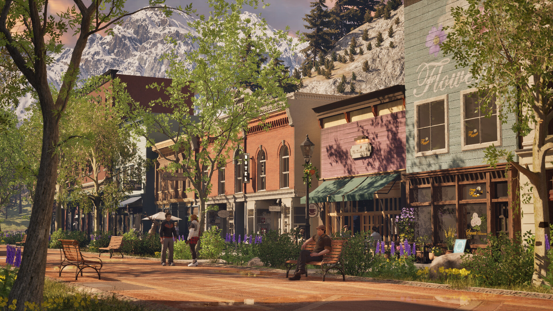 ArtStation - A Rocky Mountain Town by UE5