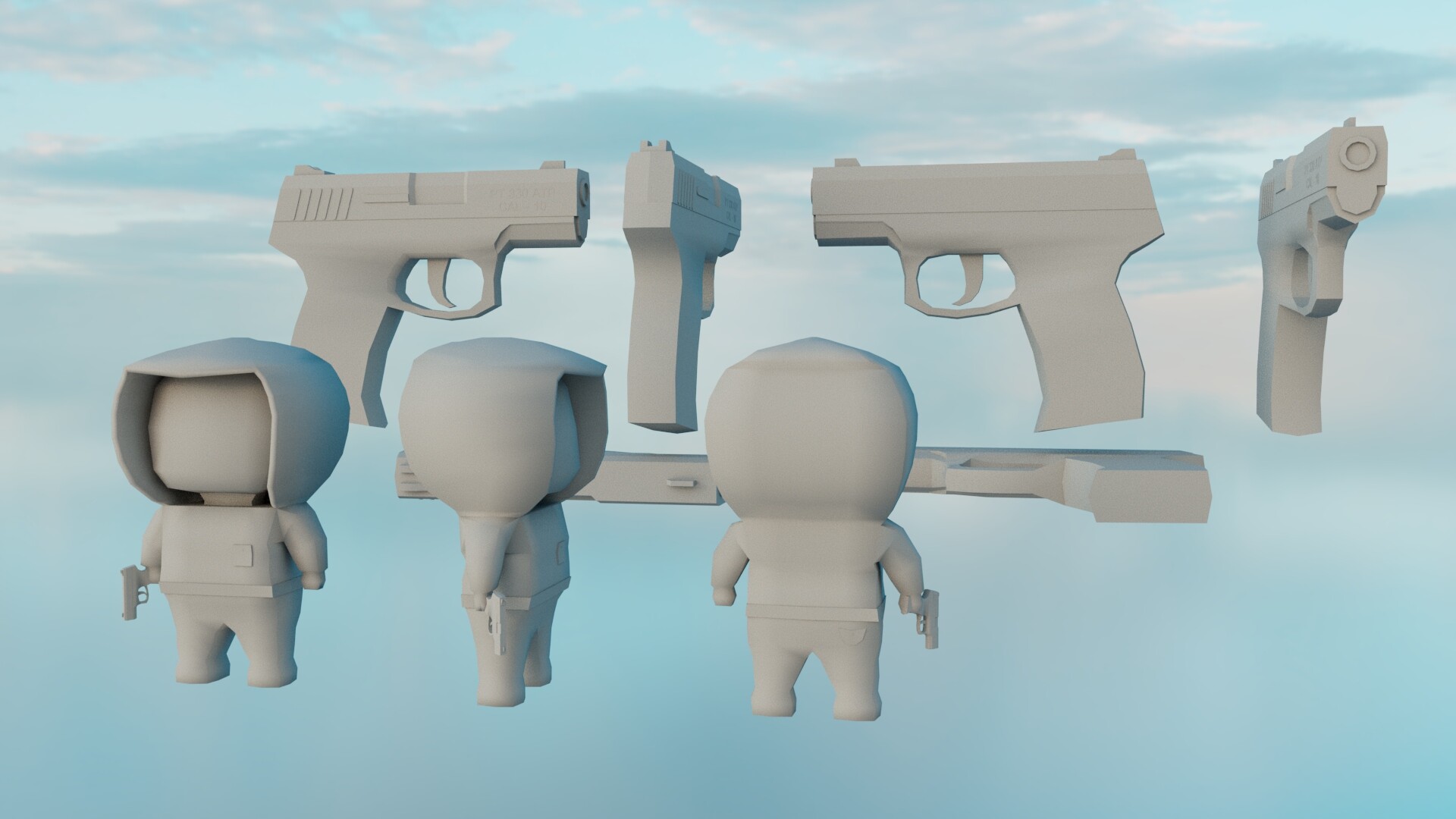 ArtStation - Chibi & Pistol