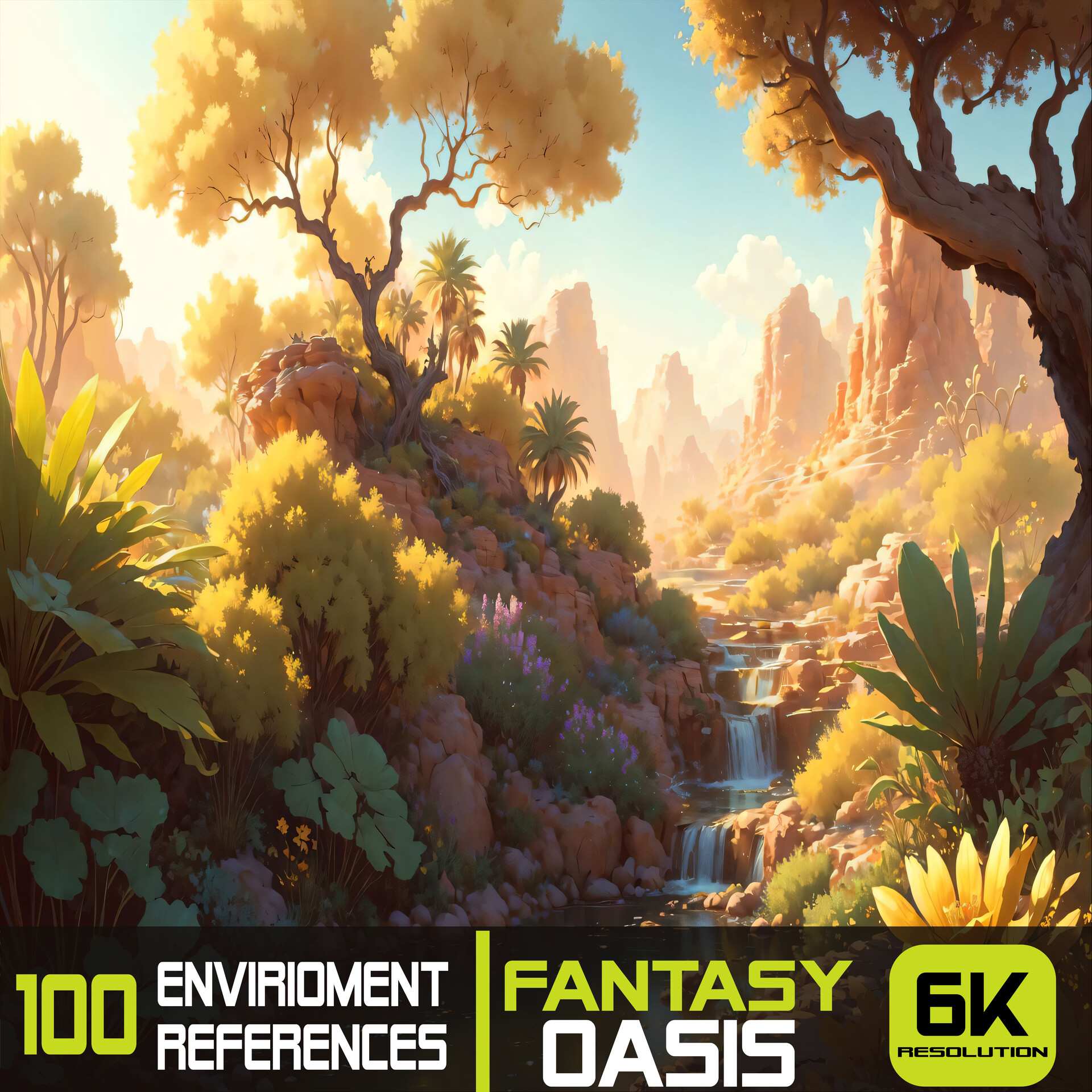 ArtStation - 100 Fantasy Oasis Landscape - Environment References | 6K ...