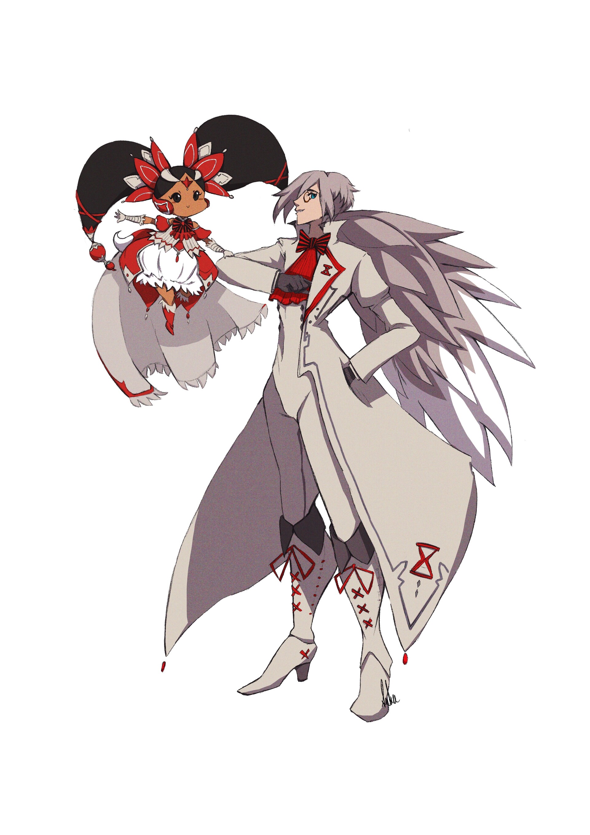 ArtStation - Victor & Victoria - Bravely Default 10th Anniversary ...