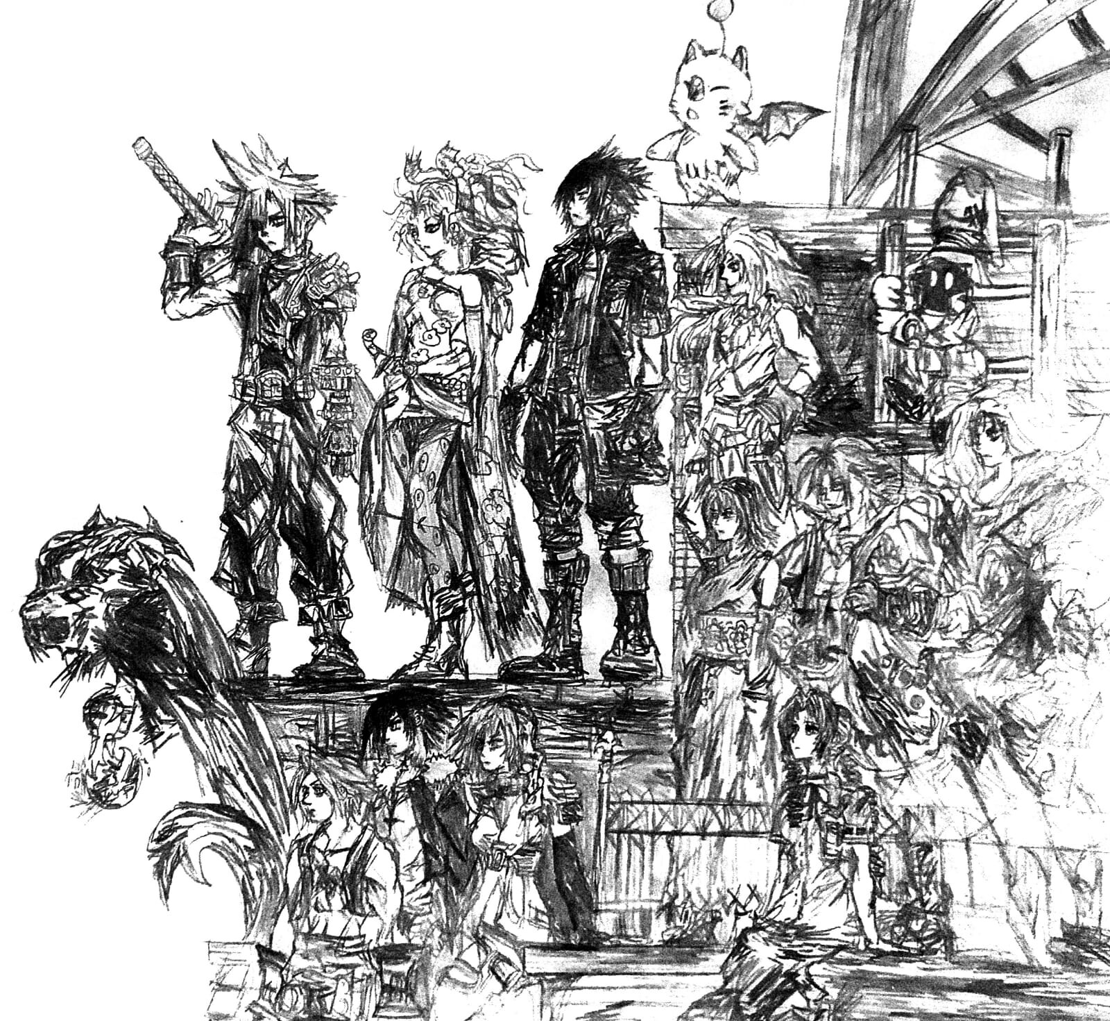 ArtStation - FINAL FANTASY 35th