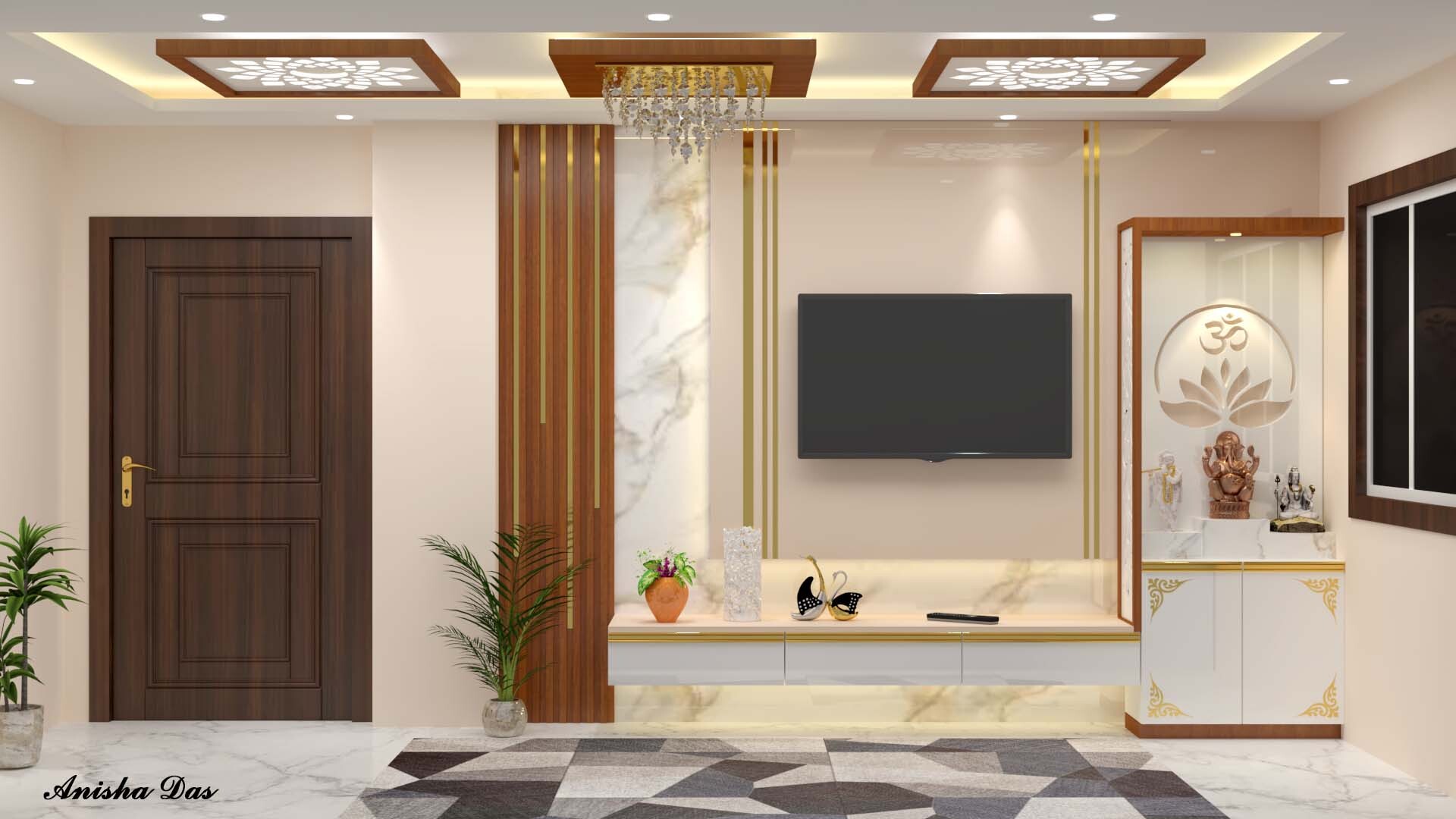 ArtStation - Tv unit with God Throne