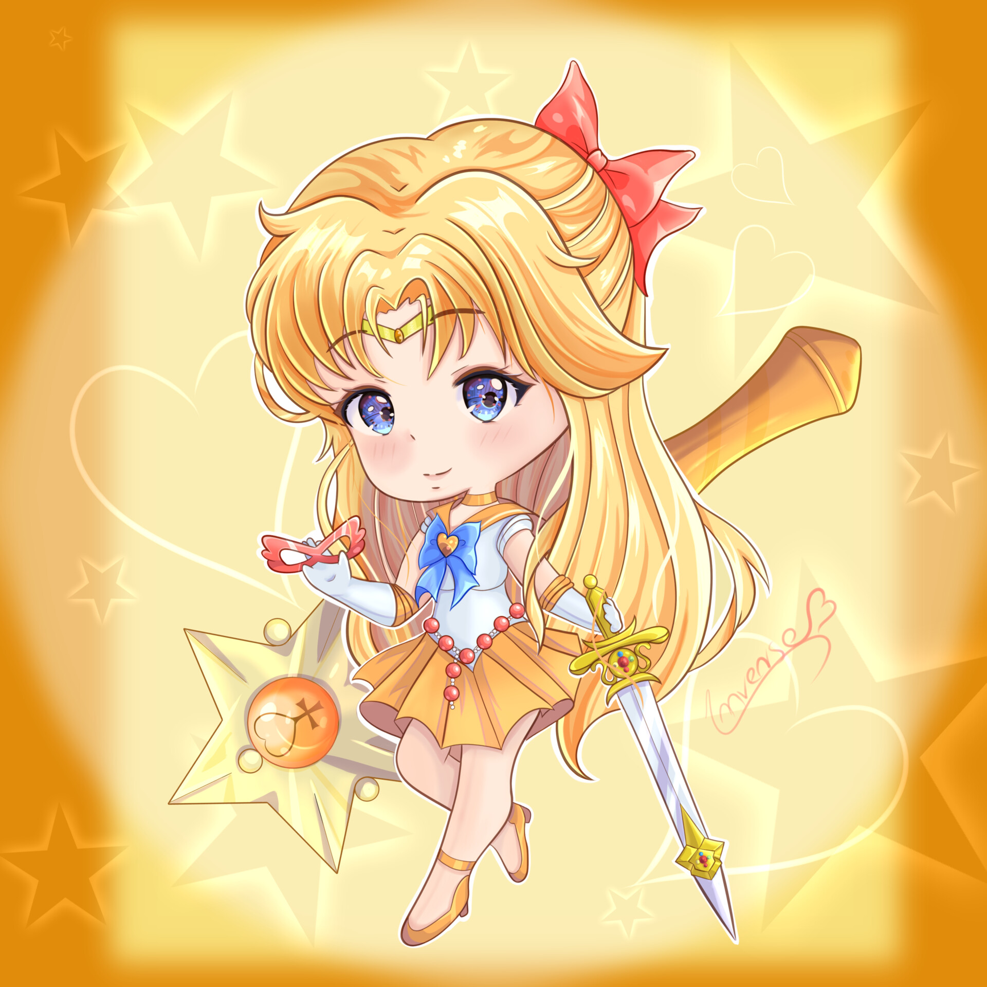 Chibi Venus De Sailor Moon Chibi Sailor Venus For Katie0513 By