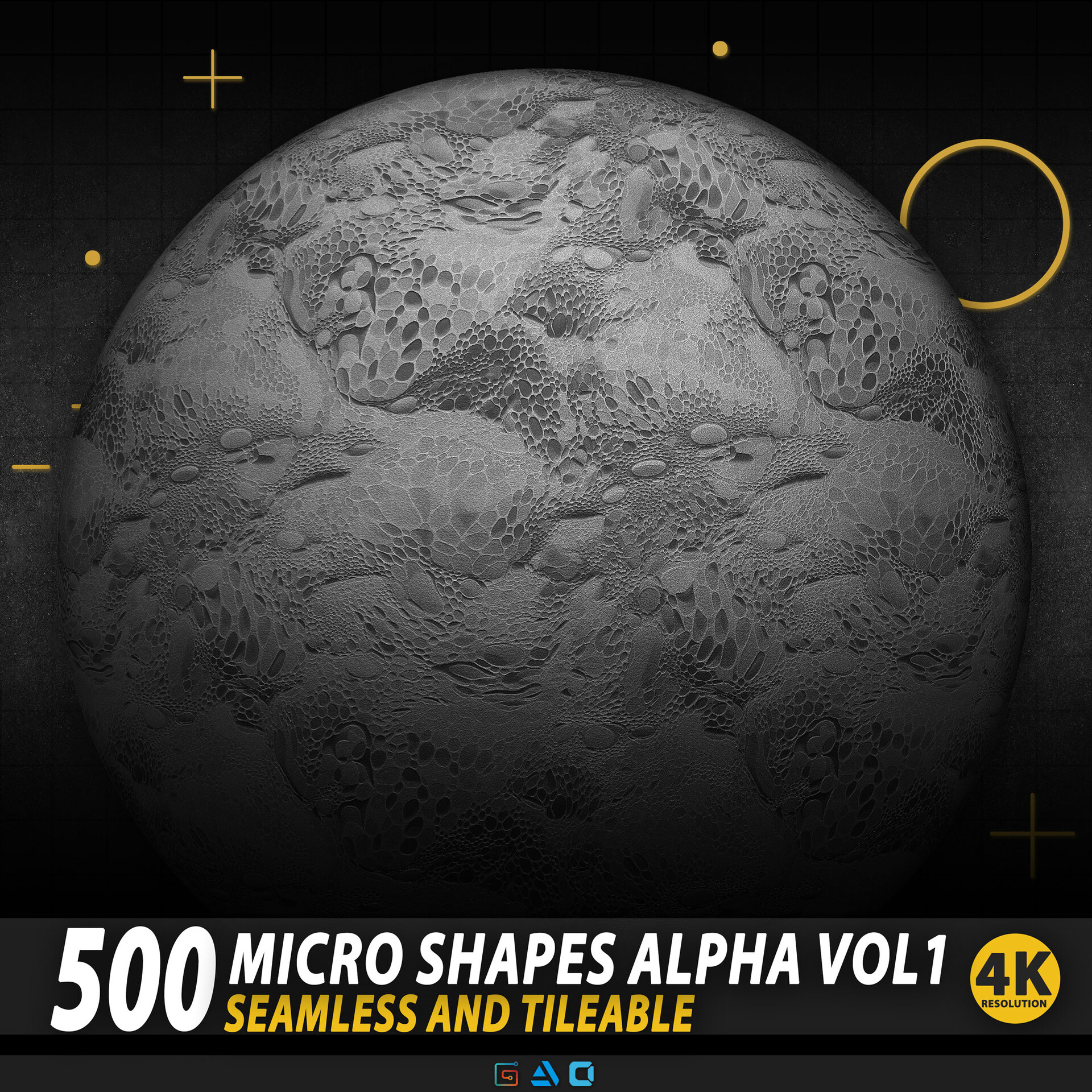 ArtStation - 500 Micro shapes Alpha - Vol1