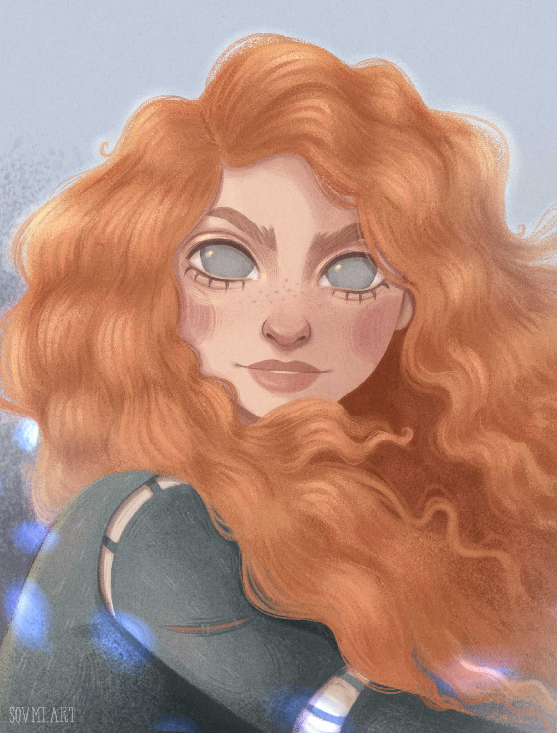 ArtStation - Brave - Merida (Double meme challenge)