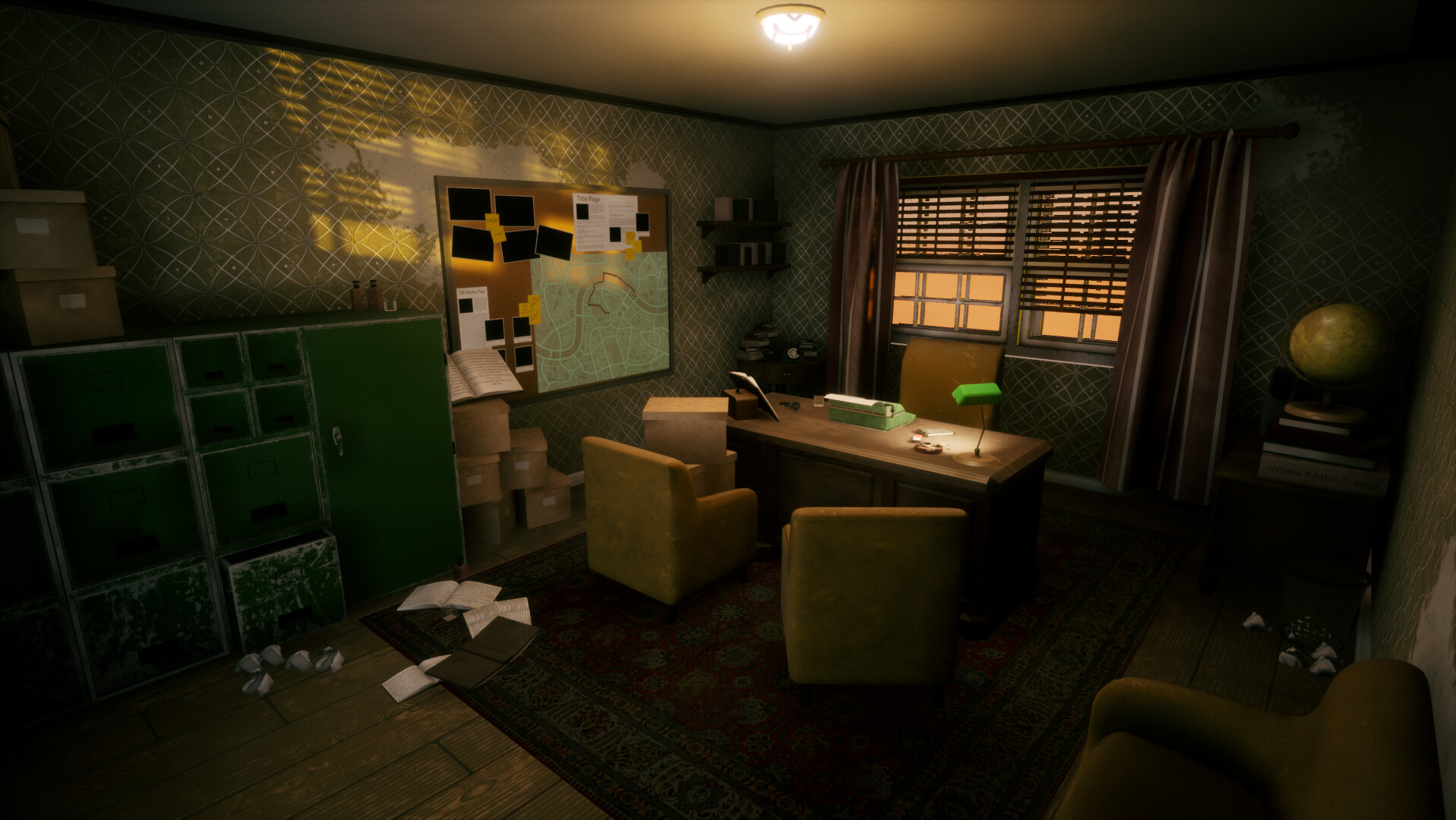 ArtStation - 50s' Private Detectives Office