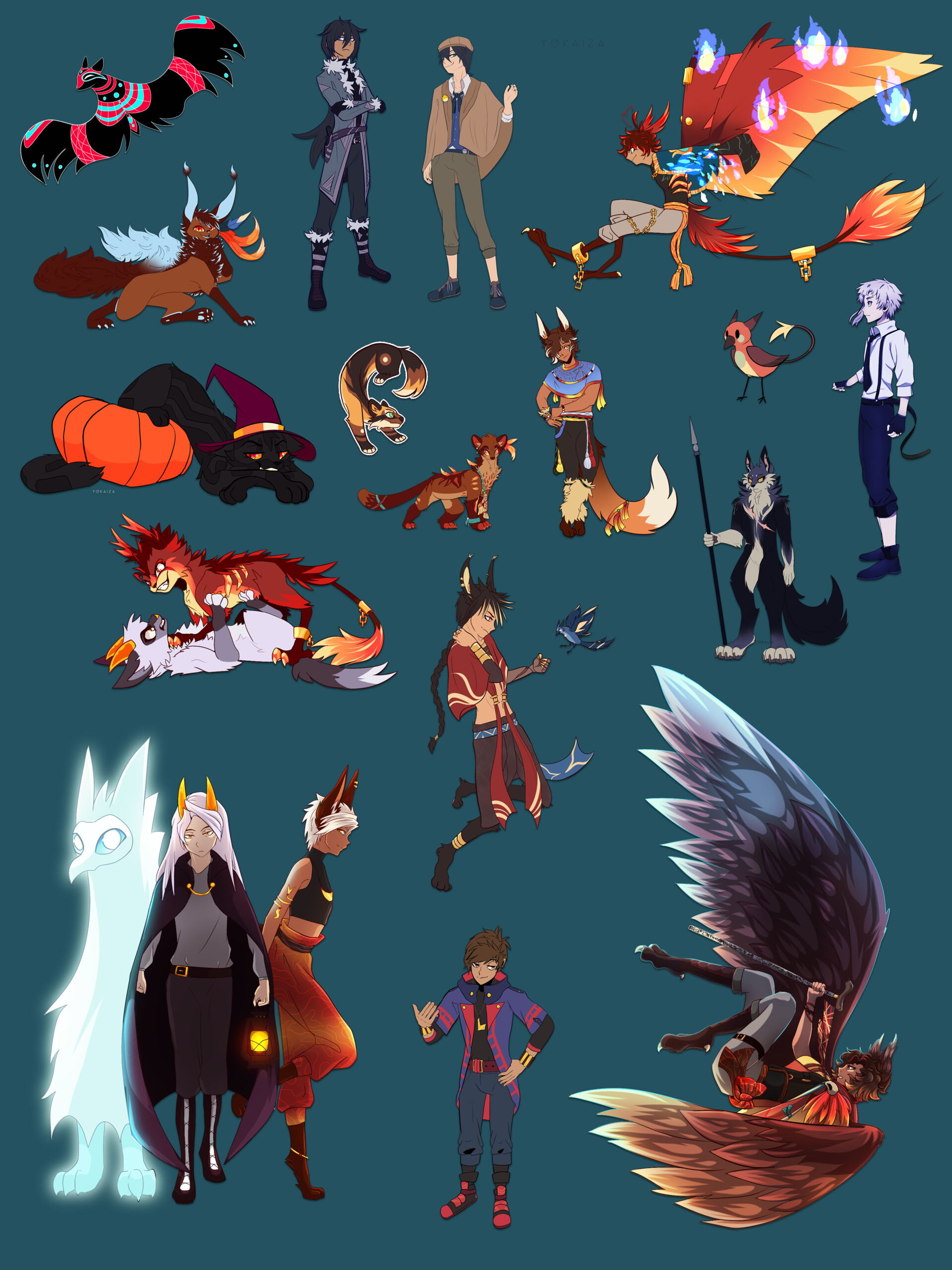 ArtStation - Many Character Illustrations/Designs