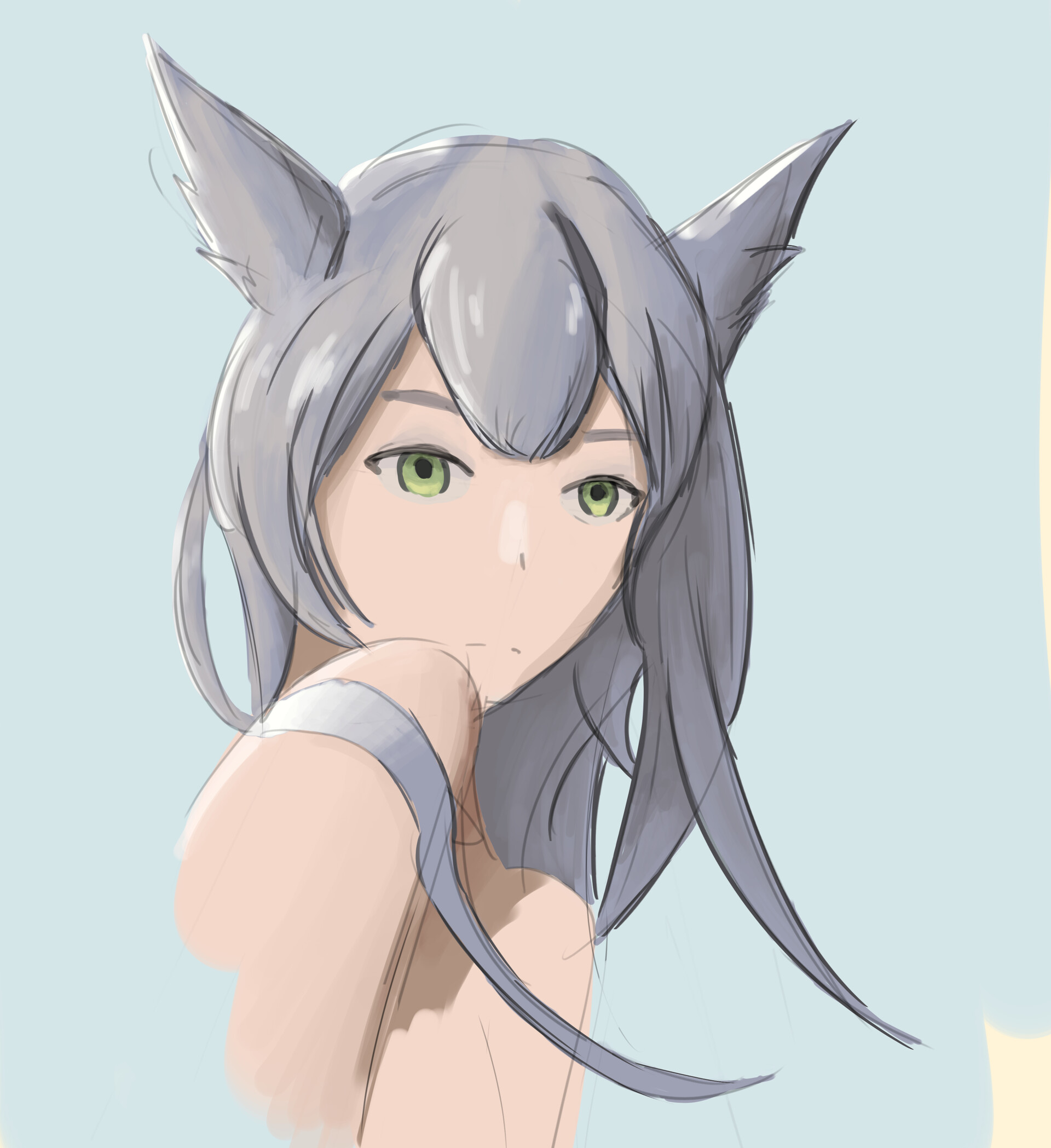 ArtStation - Rosmontis Color Practice