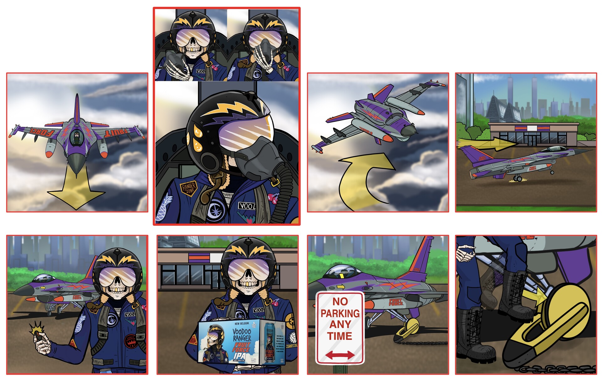 ArtStation - Beer Run storyboards