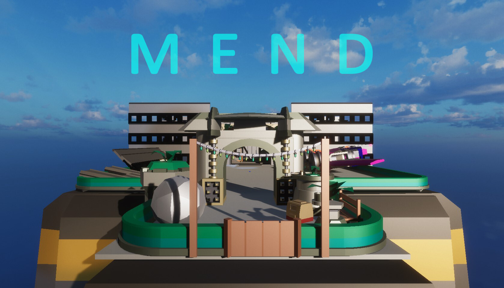 ArtStation - MEND a Short Exploration Game