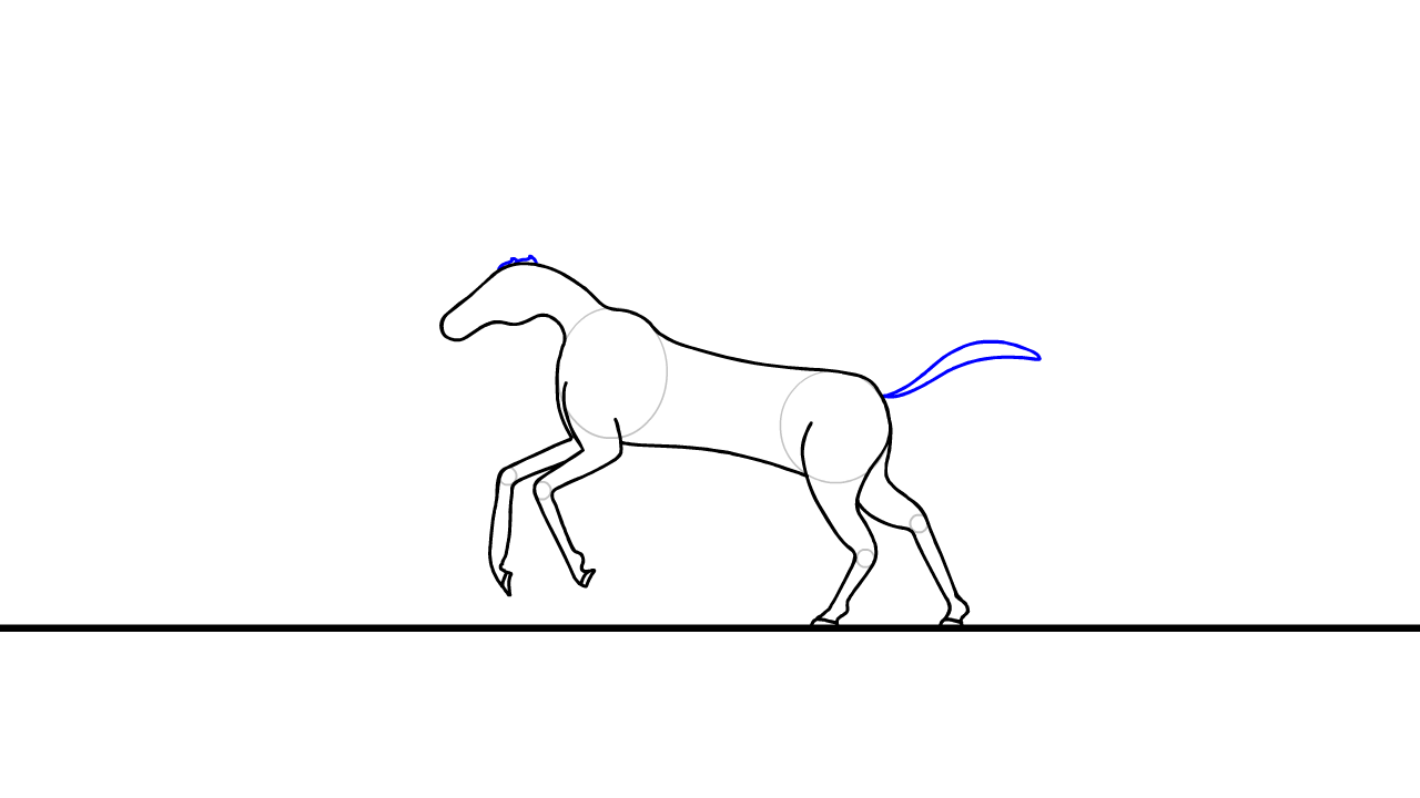 Horse Run Cycle Gif