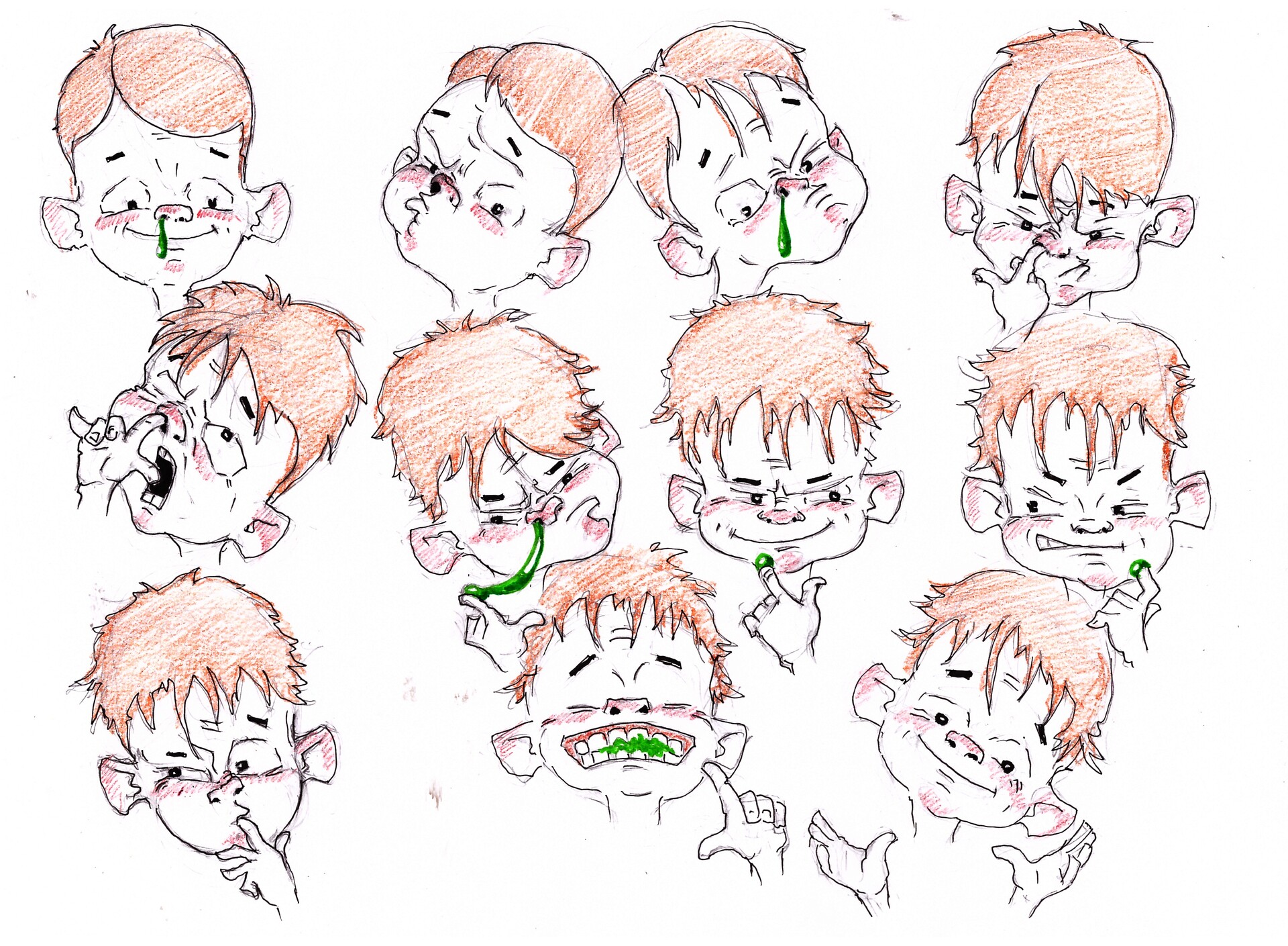 ArtStation - runny nose