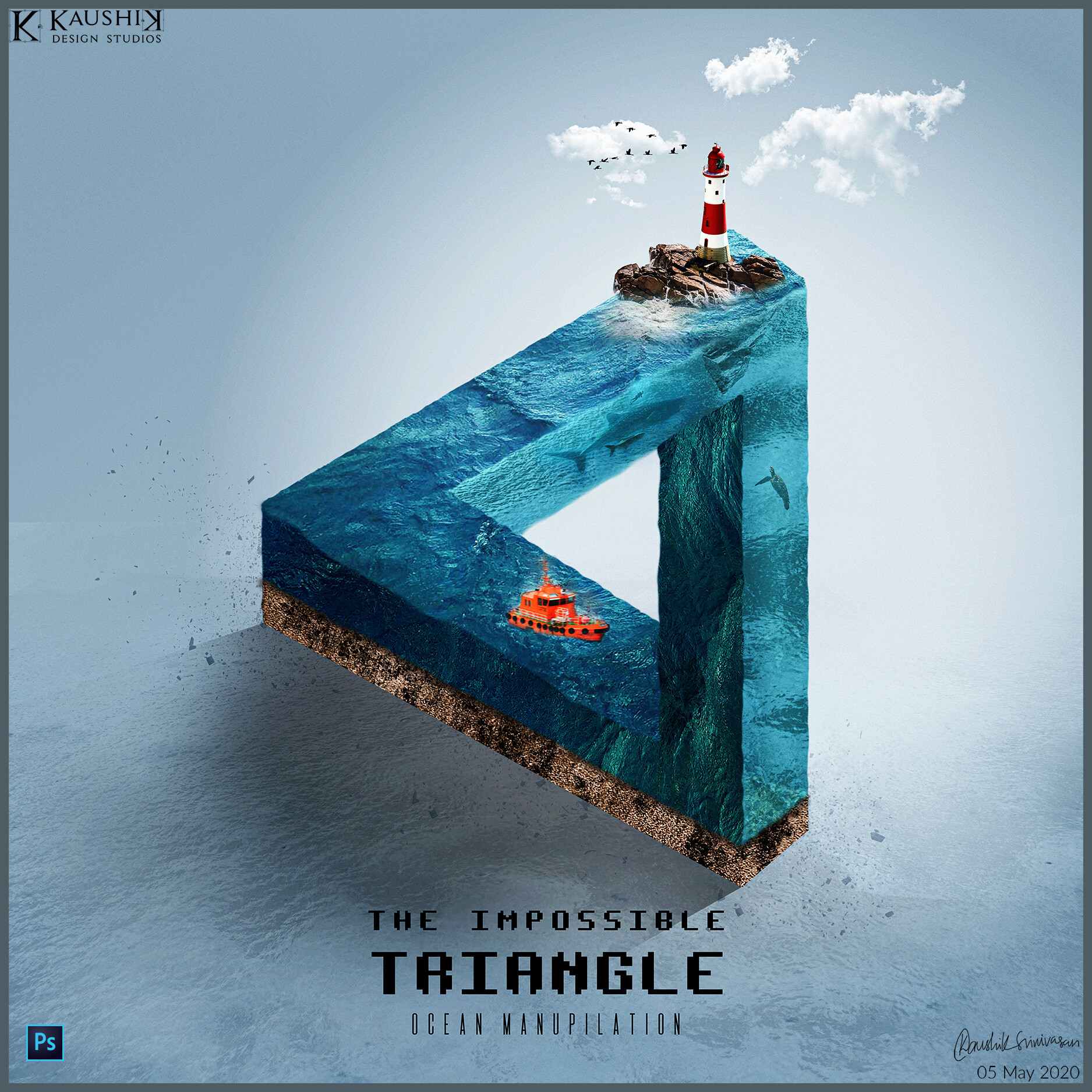 ArtStation - The Impossible Triangle😊 Photo Manipulation