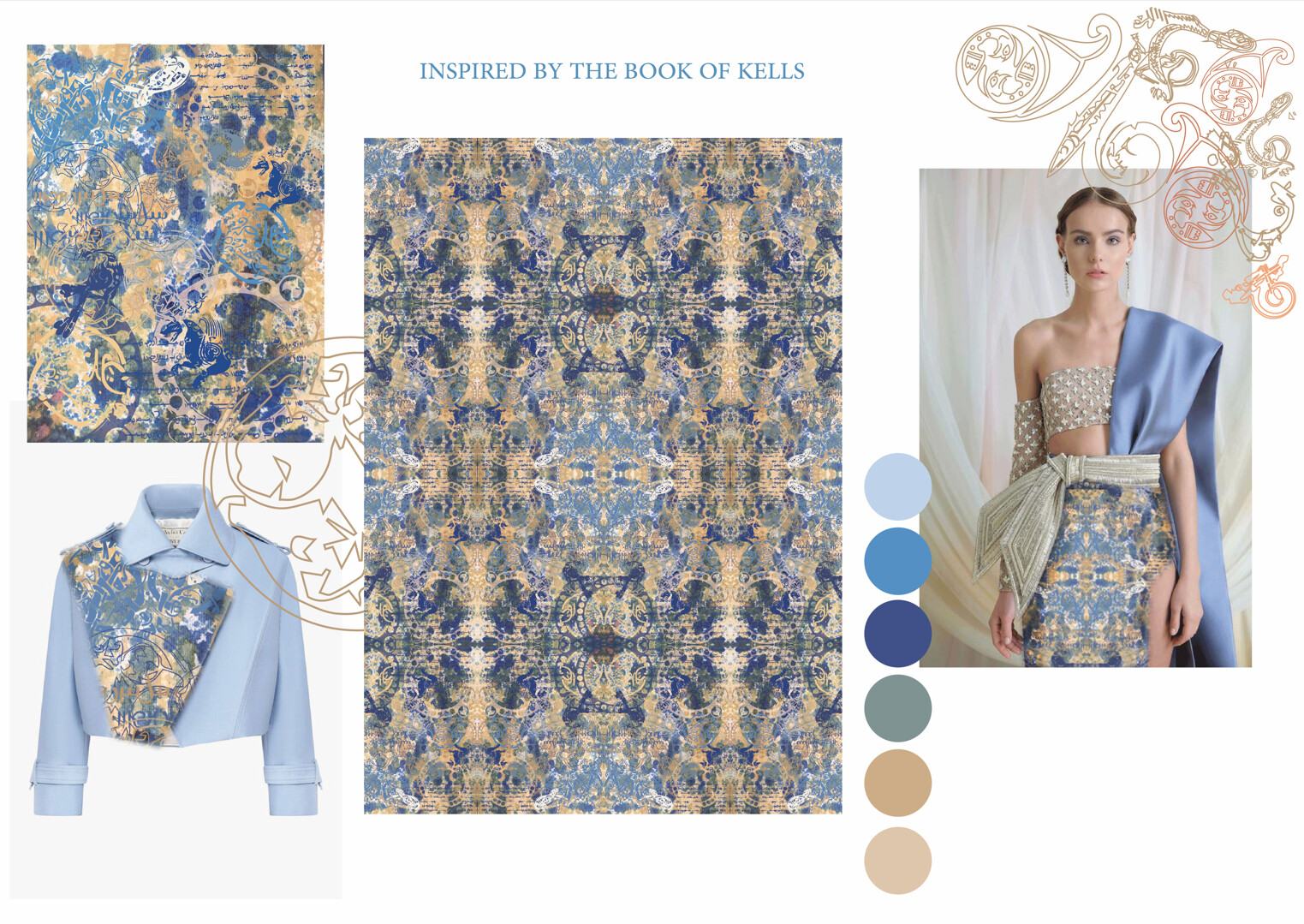 ArtStation - kell's bible pattern design