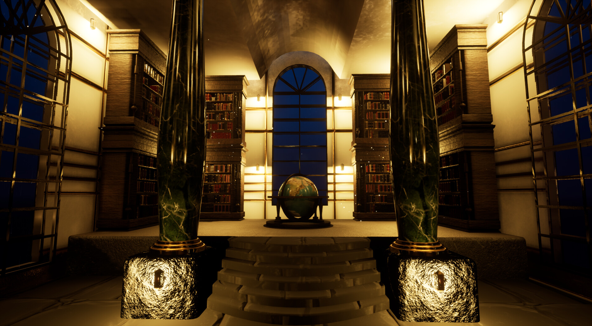 ArtStation - Arconia Library project