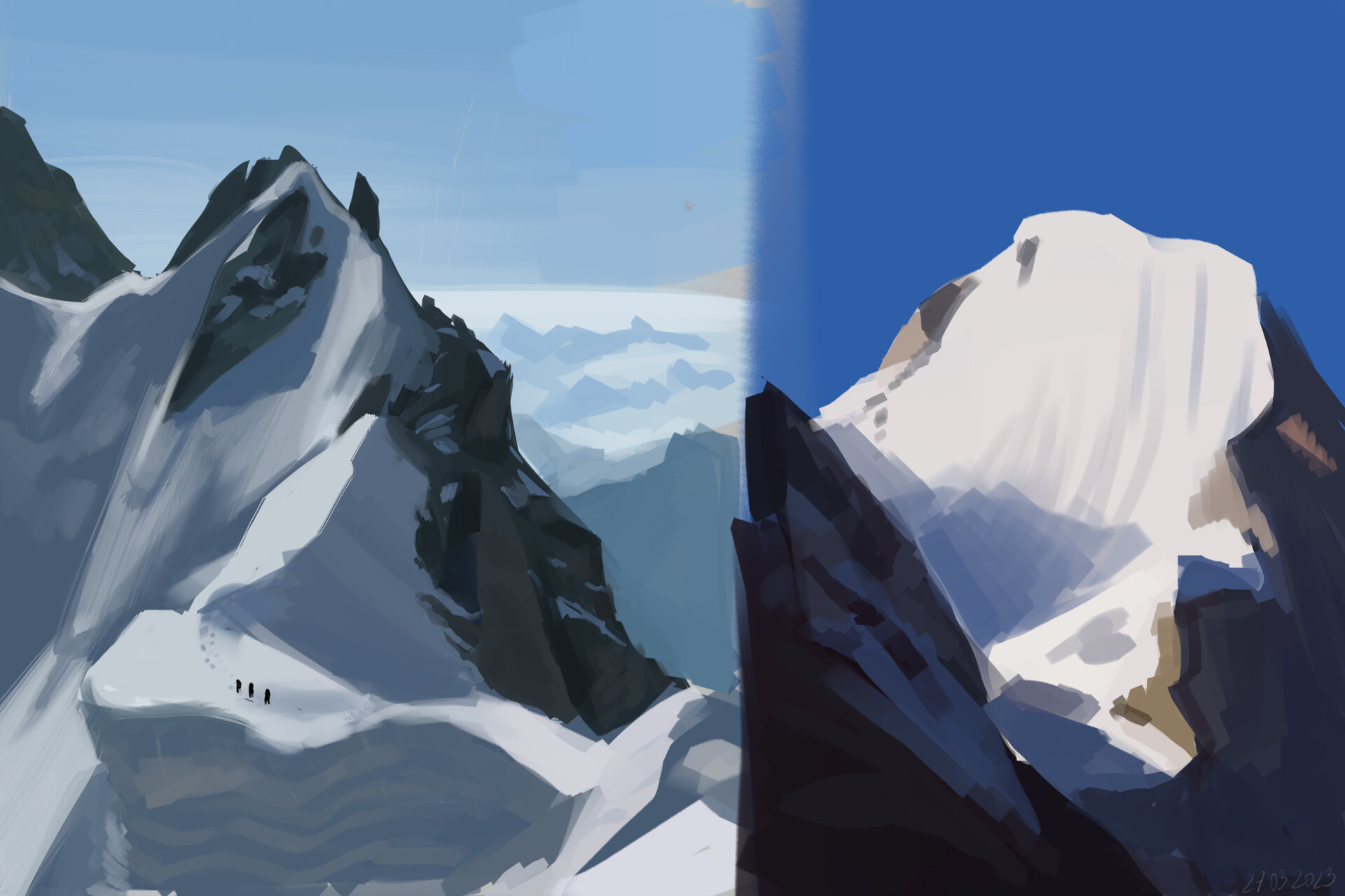 ArtStation - study landscape