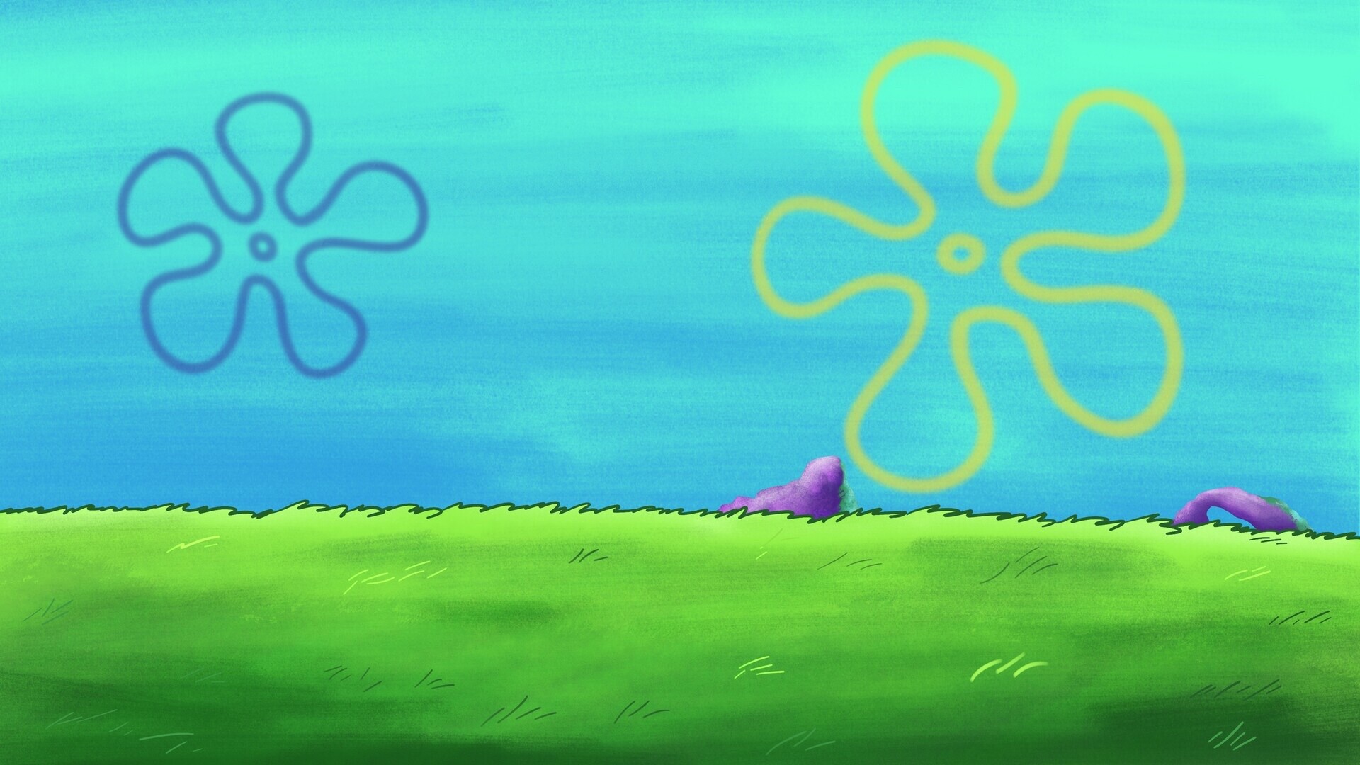 spongebob sky background 4k
