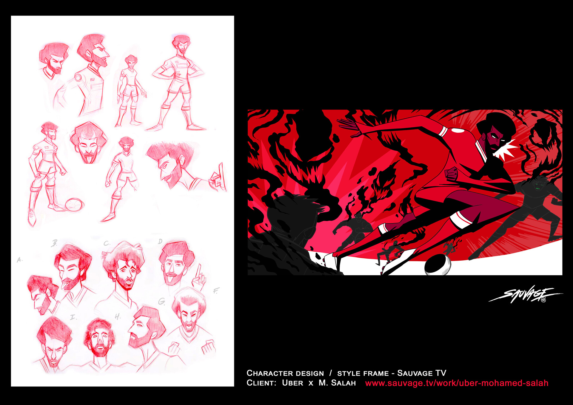 ArtStation - UBER x Mo Salah
