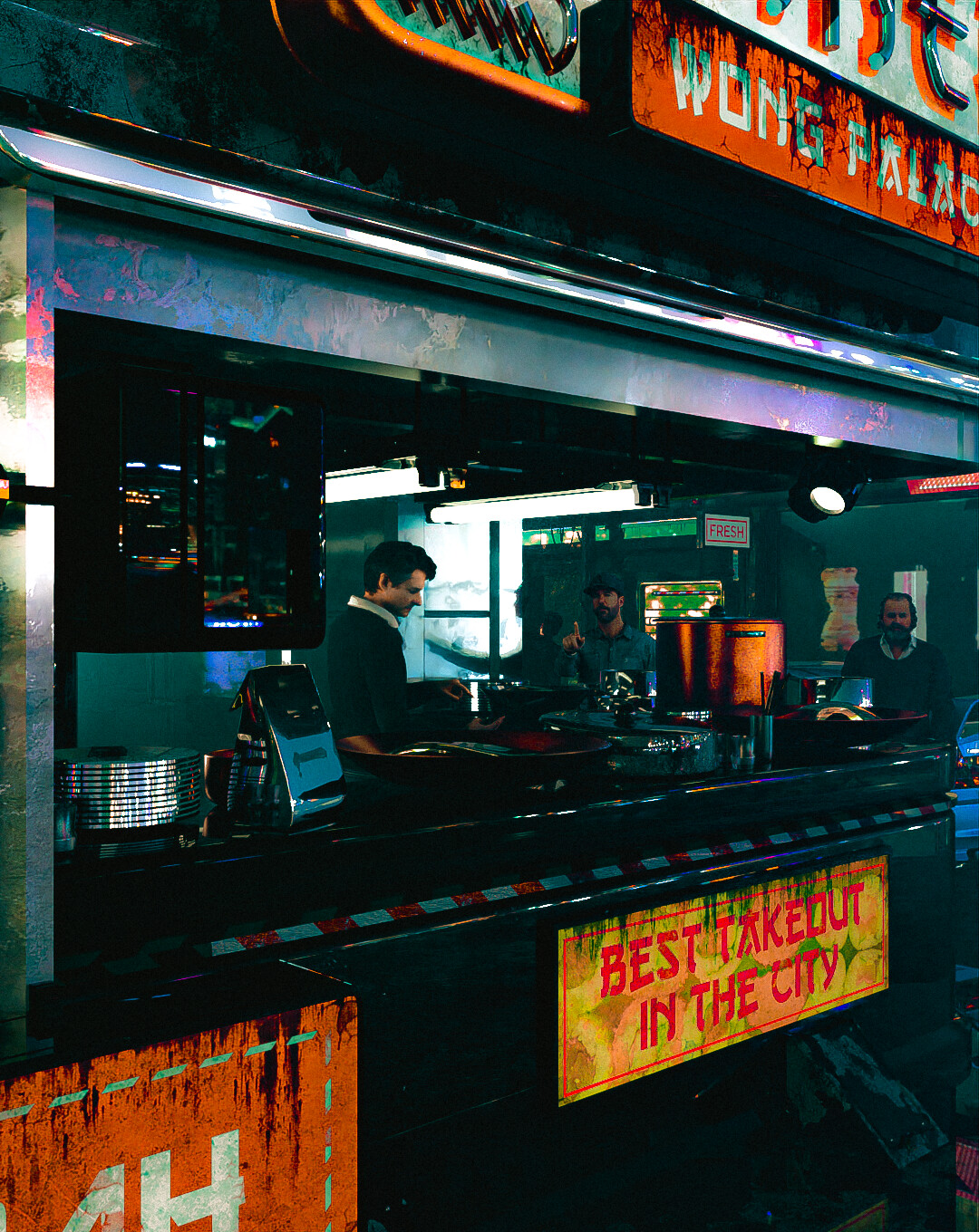 ArtStation - Cyberpunk Cooking | NAMEZSPRODUCITON