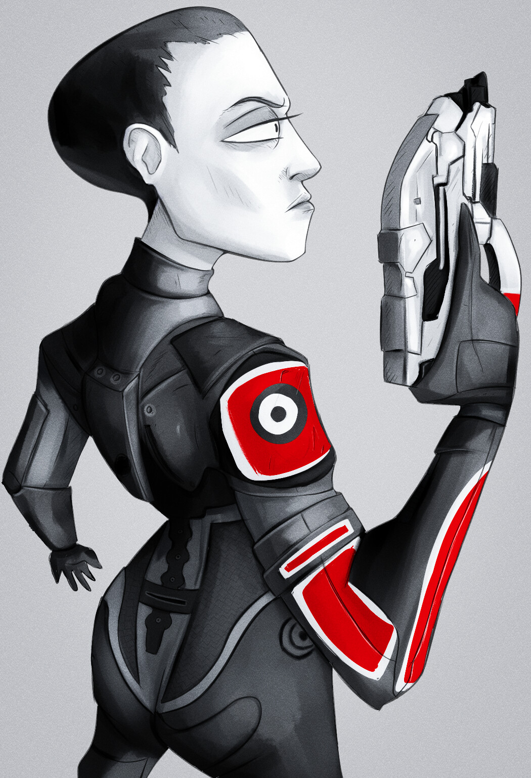 ArtStation - Commander Shepard