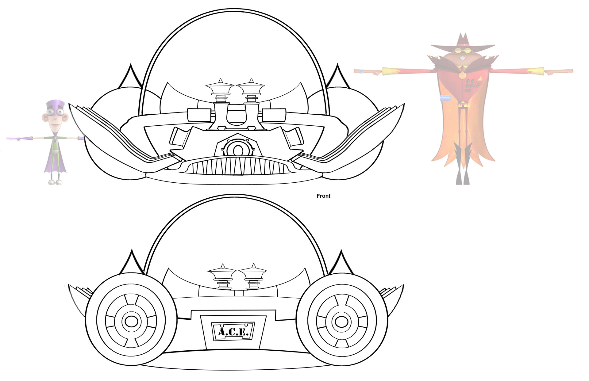 fanboy and chum chum coloring pages