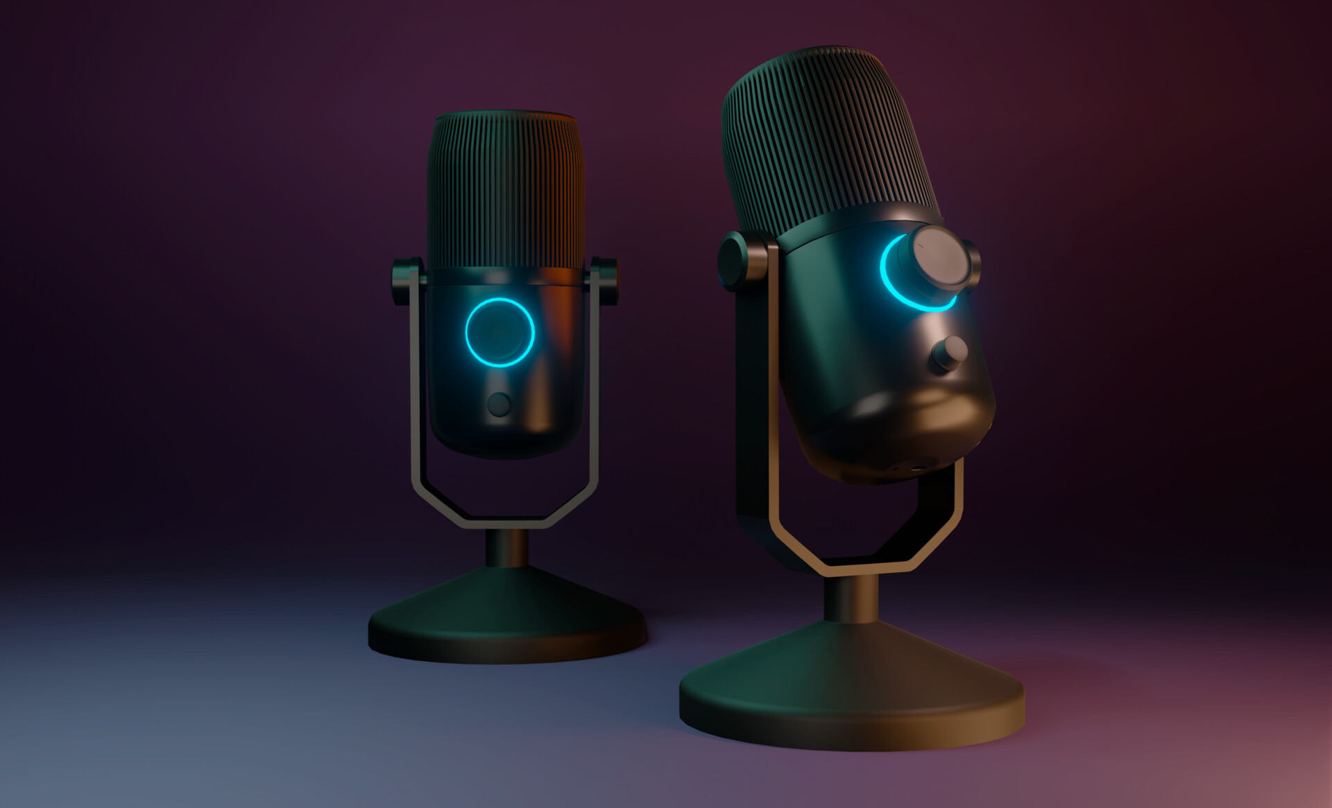 ArtStation - 3d Microphone styling