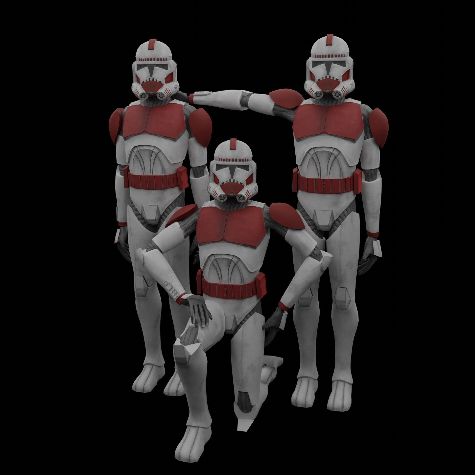 ArtStation - Renders with Star wars clone wars animated series version clones