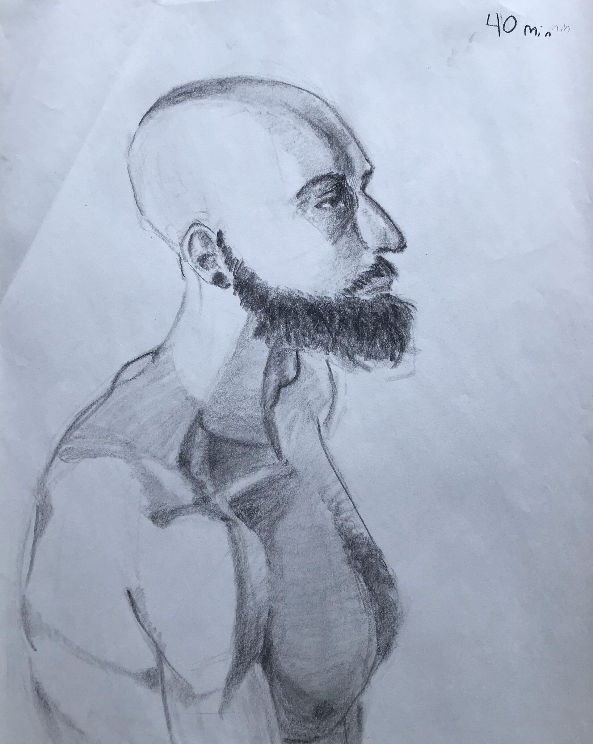 Evelyn - 40+ Minute figure Drawing