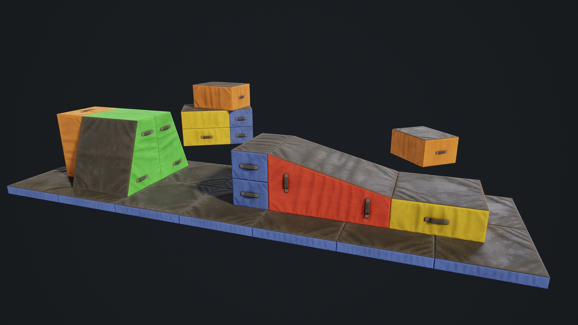 ArtStation - Gymnastics Foam Blocks