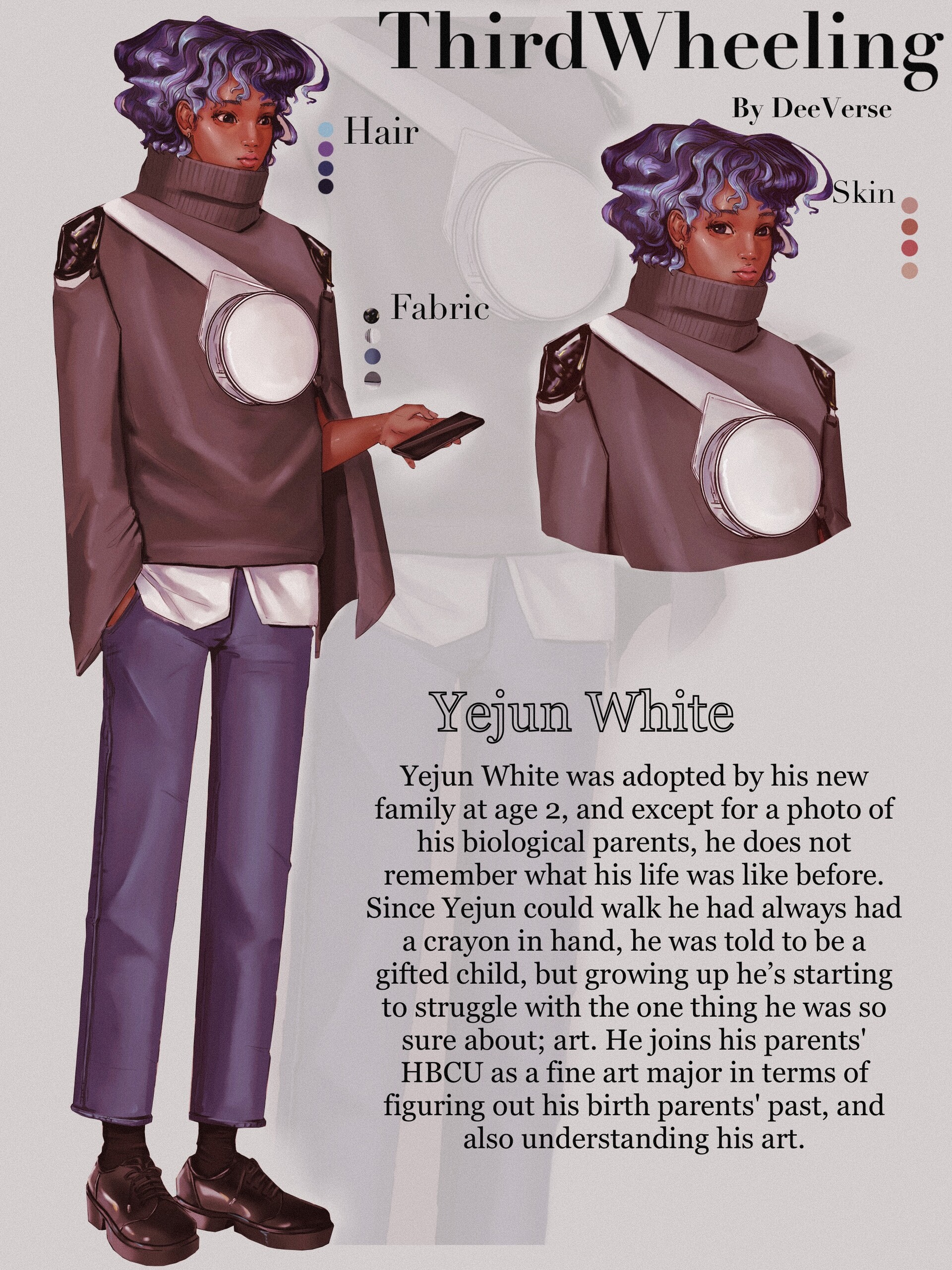 ArtStation - Yejun White Character Profile