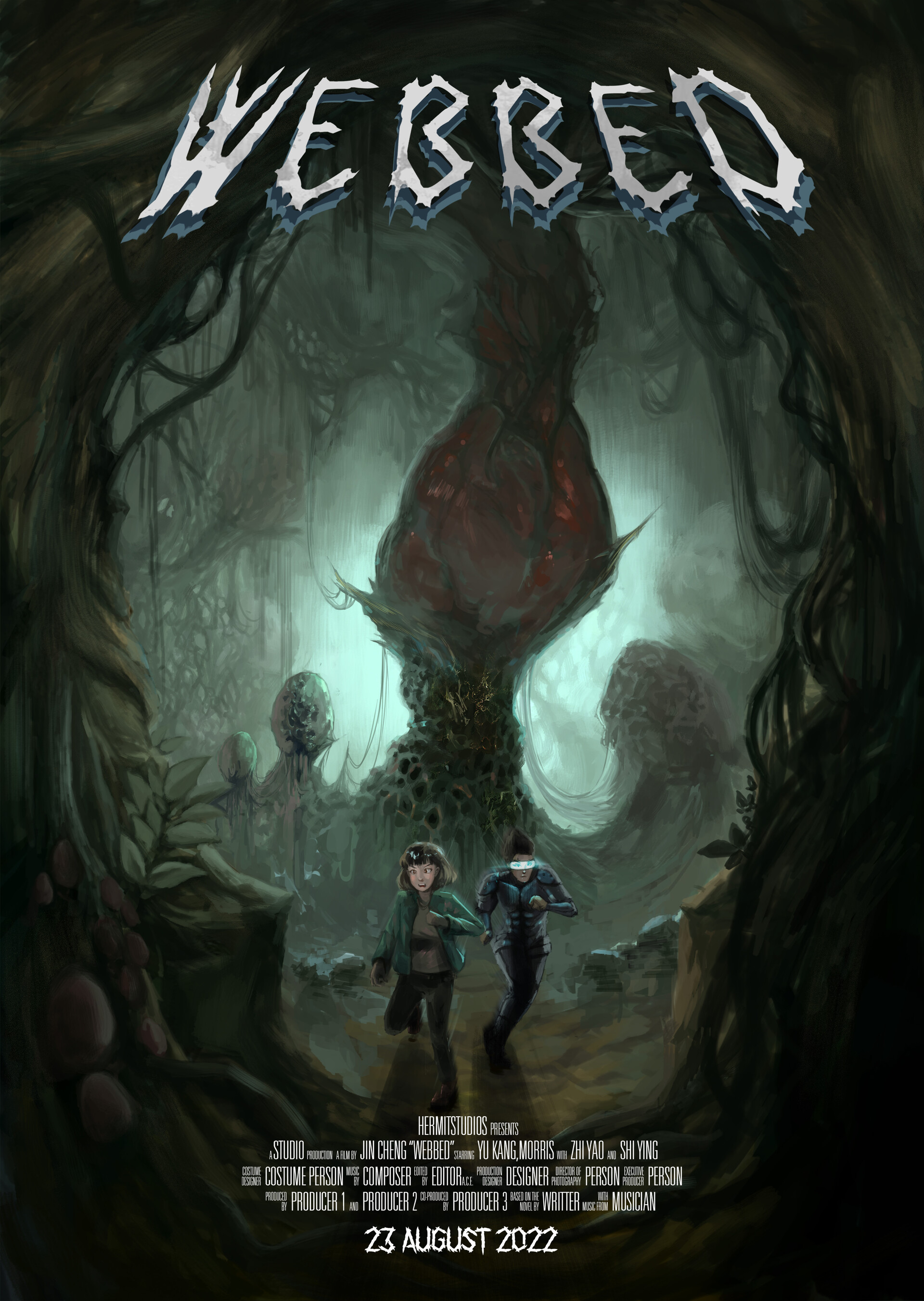 ArtStation - WEBBED - Concept Movie Poster Design