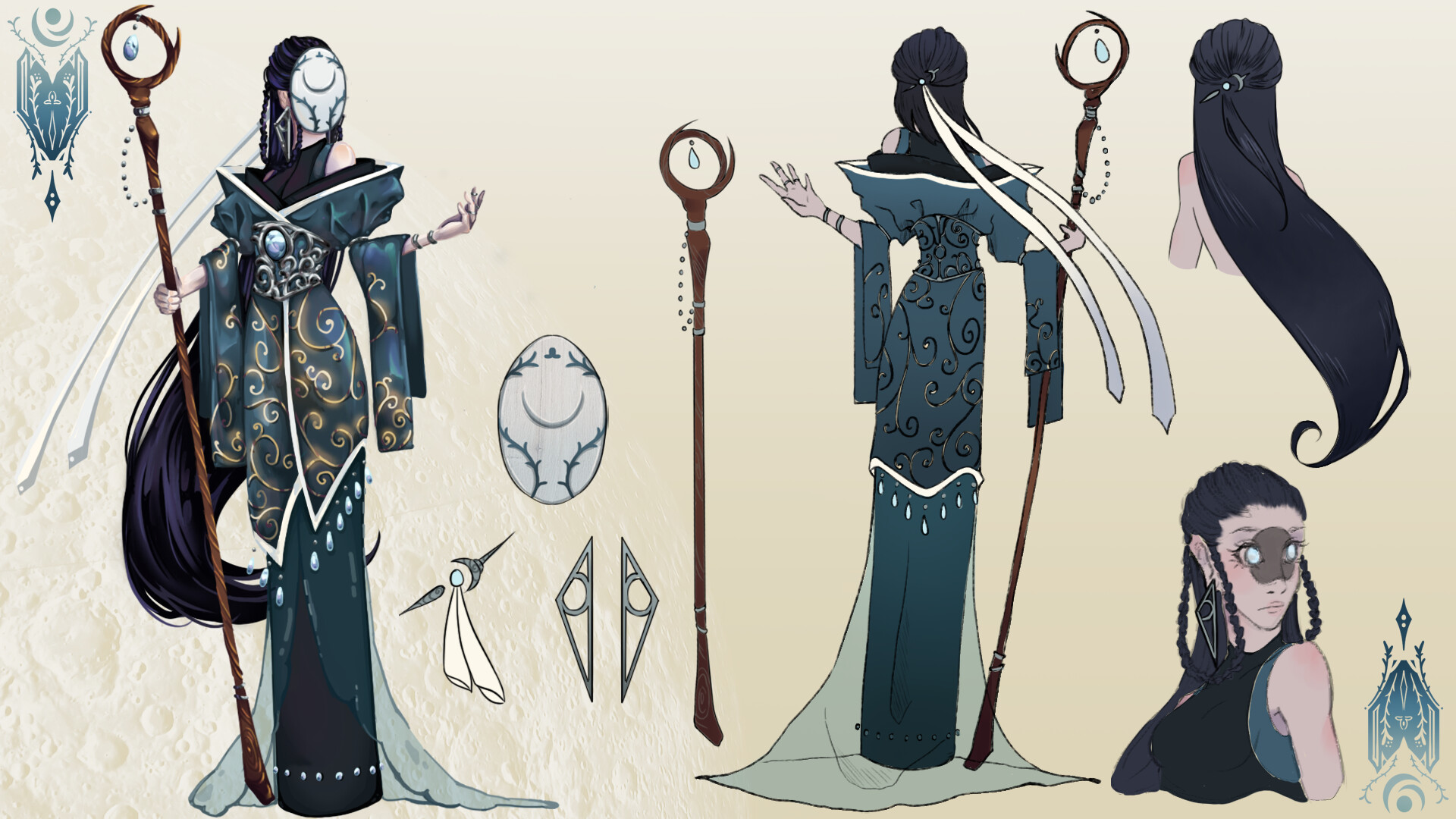 Priestess Of The Moon Wallpaper