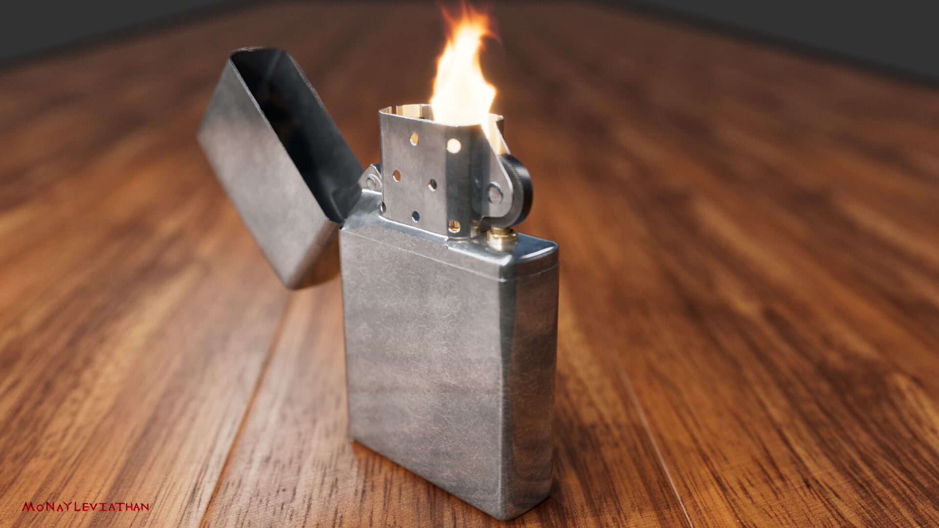 Monay Leviathan - Metal Lighter