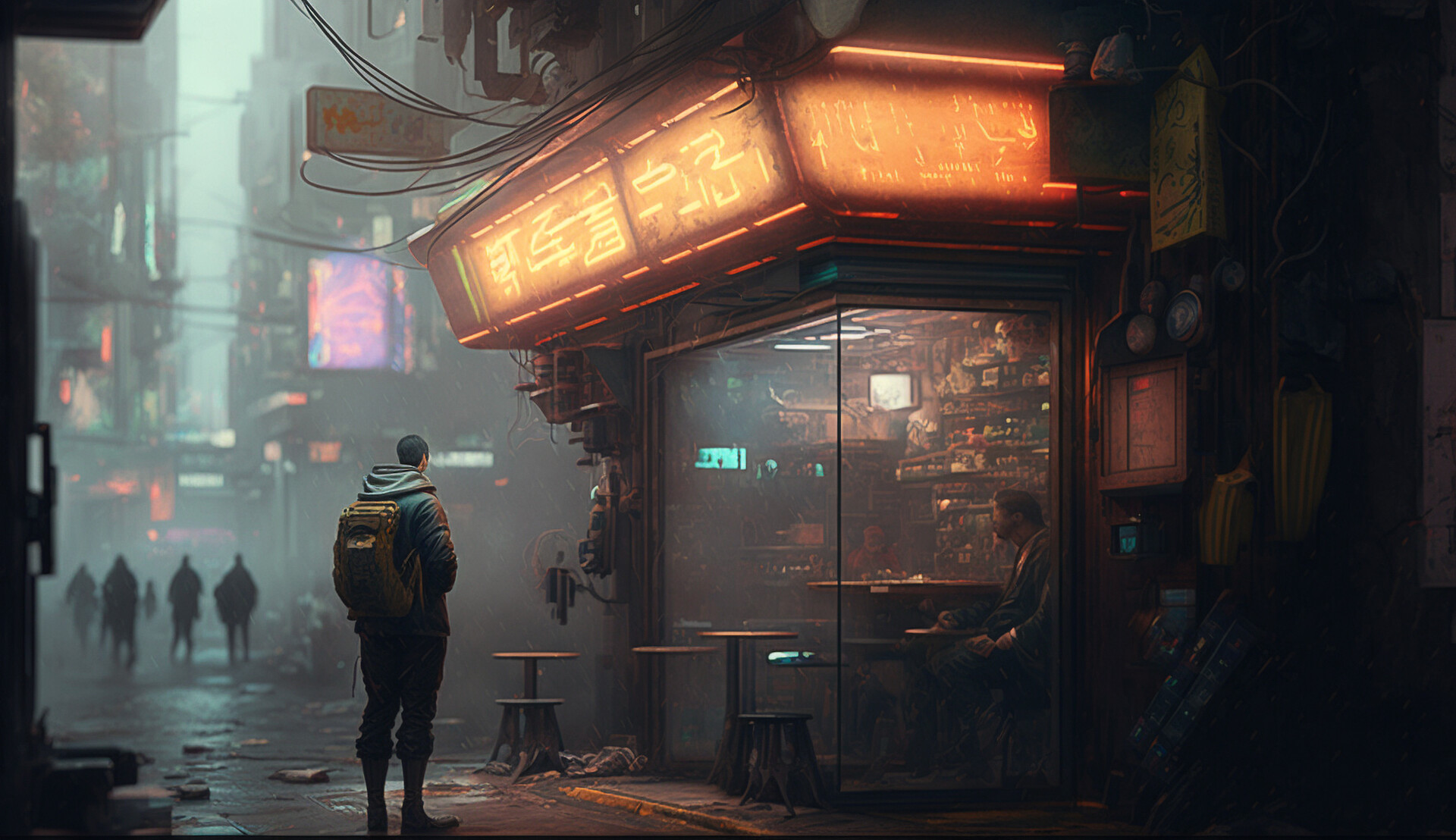 iLlustraNation - "The Future - Neon Lights" - The future in cities ...