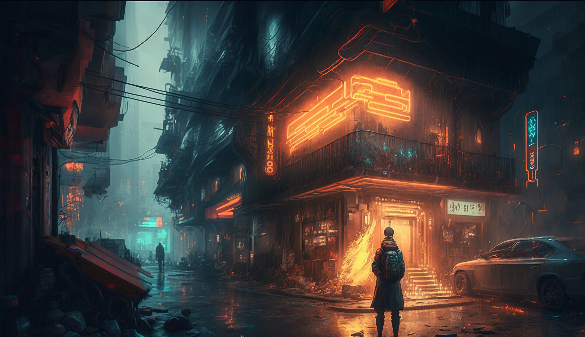 iLlustraNation - "The Future - Neon Lights" - The future in cities ...