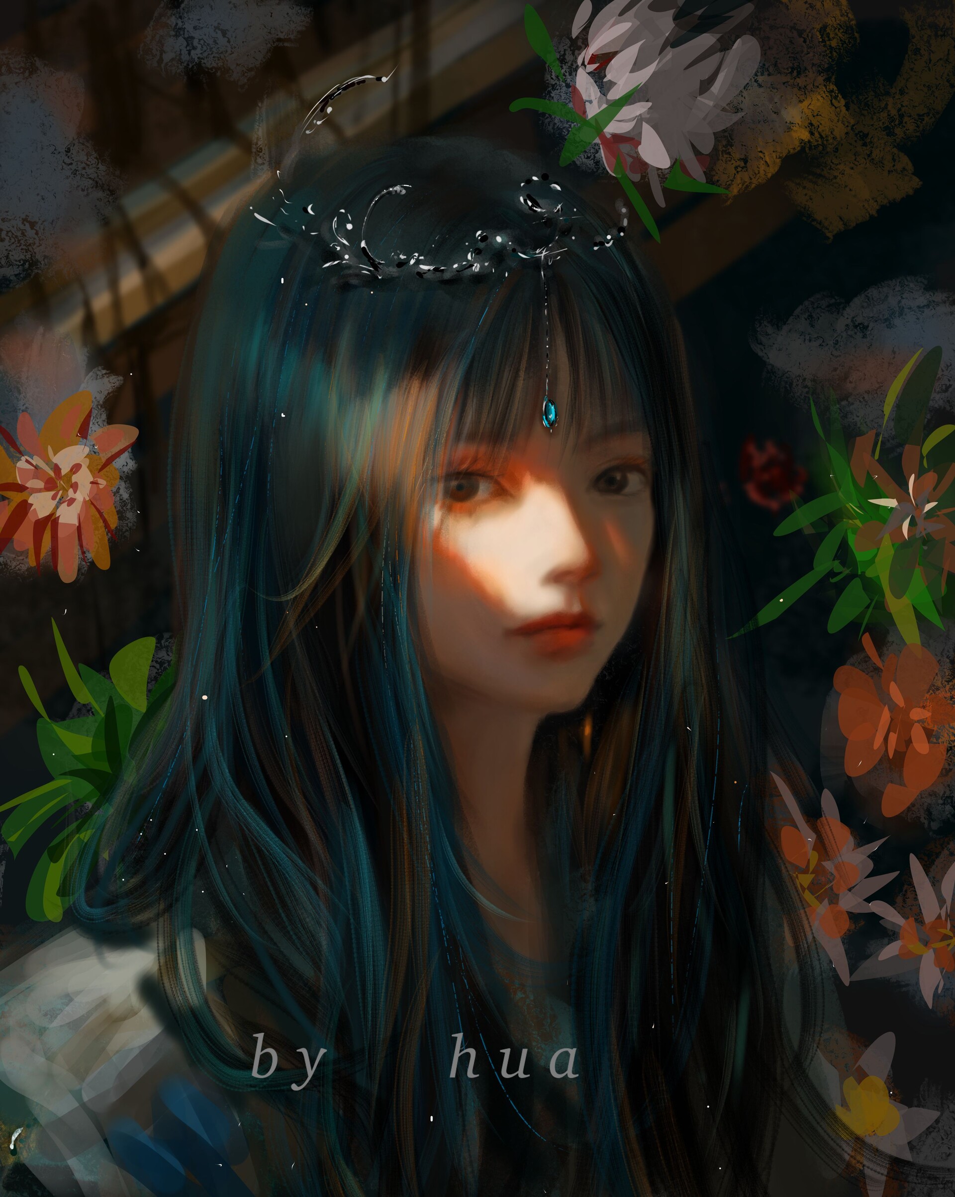 ArtStation - krita painting心灵的镜子