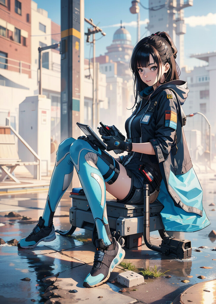 ArtStation - SF Girl