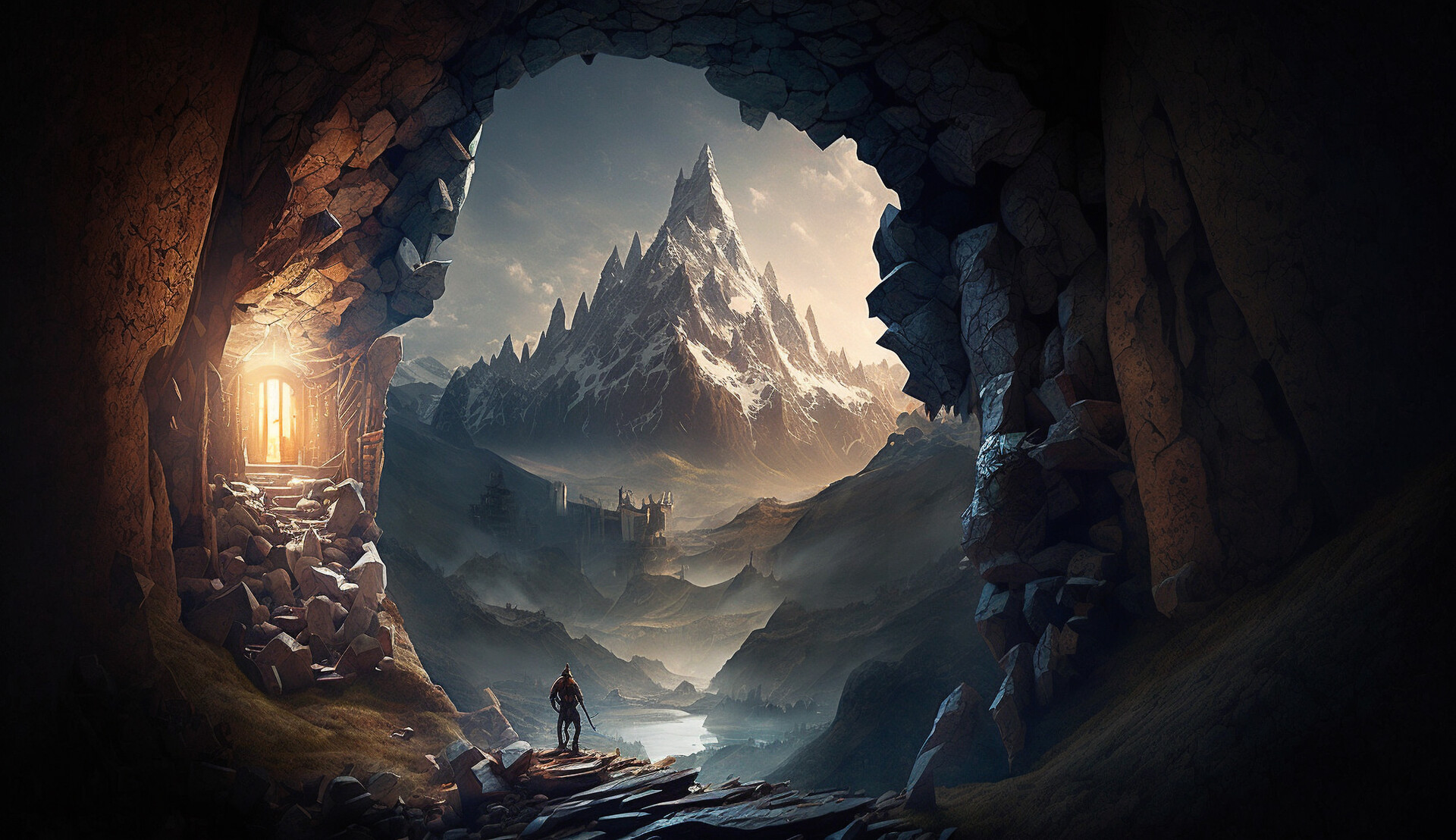 ArtStation - "Mountain" - Fantasy concept art