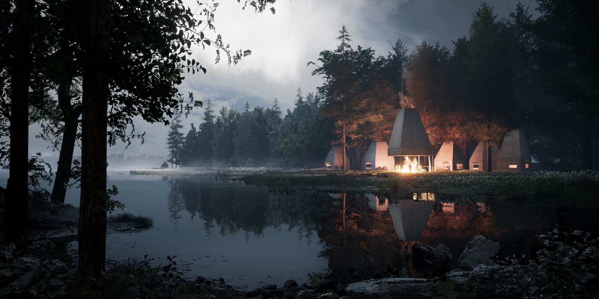 ArtStation - Silent lake