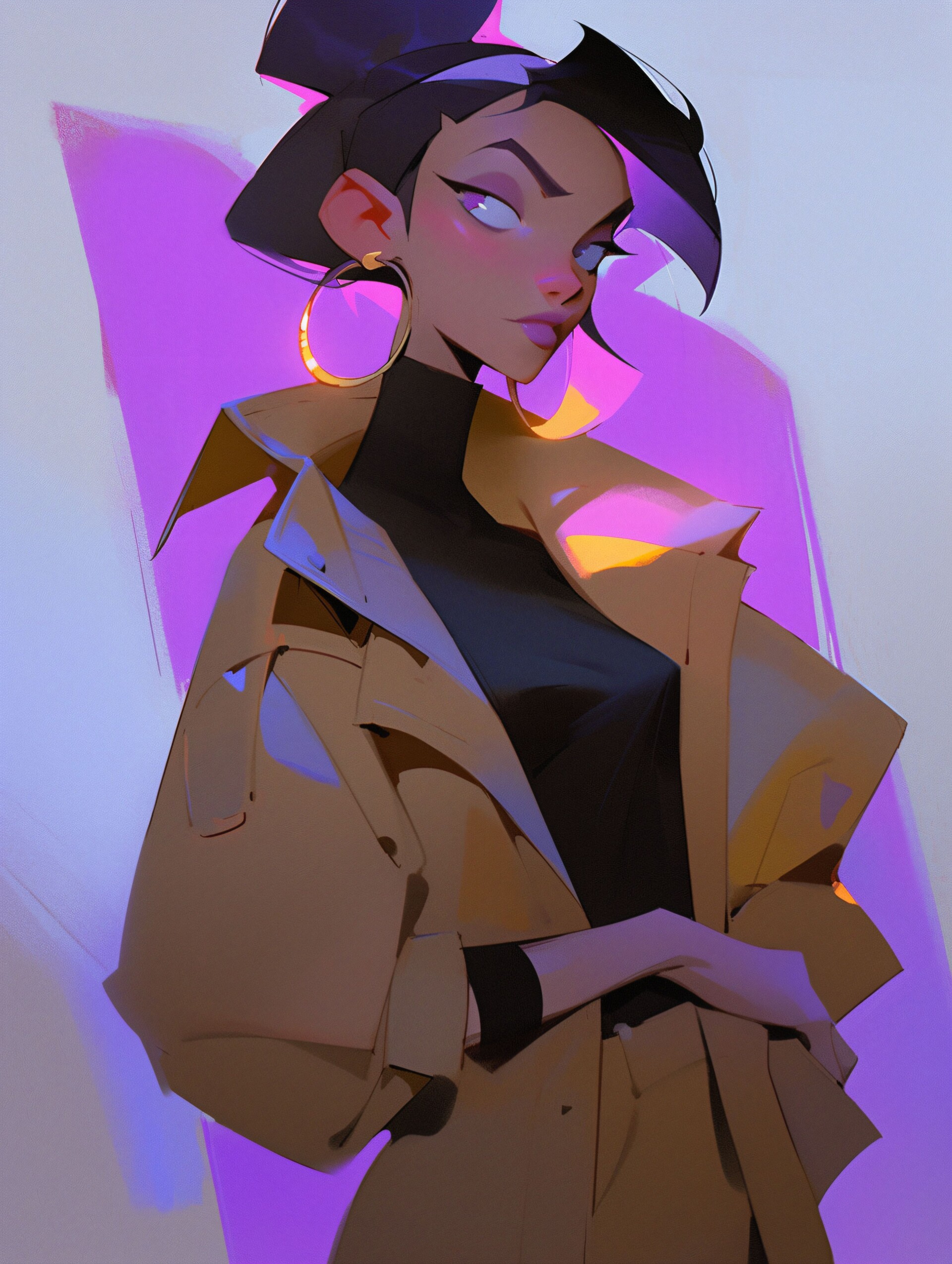 ArtStation - AI-20230423_02 2D character