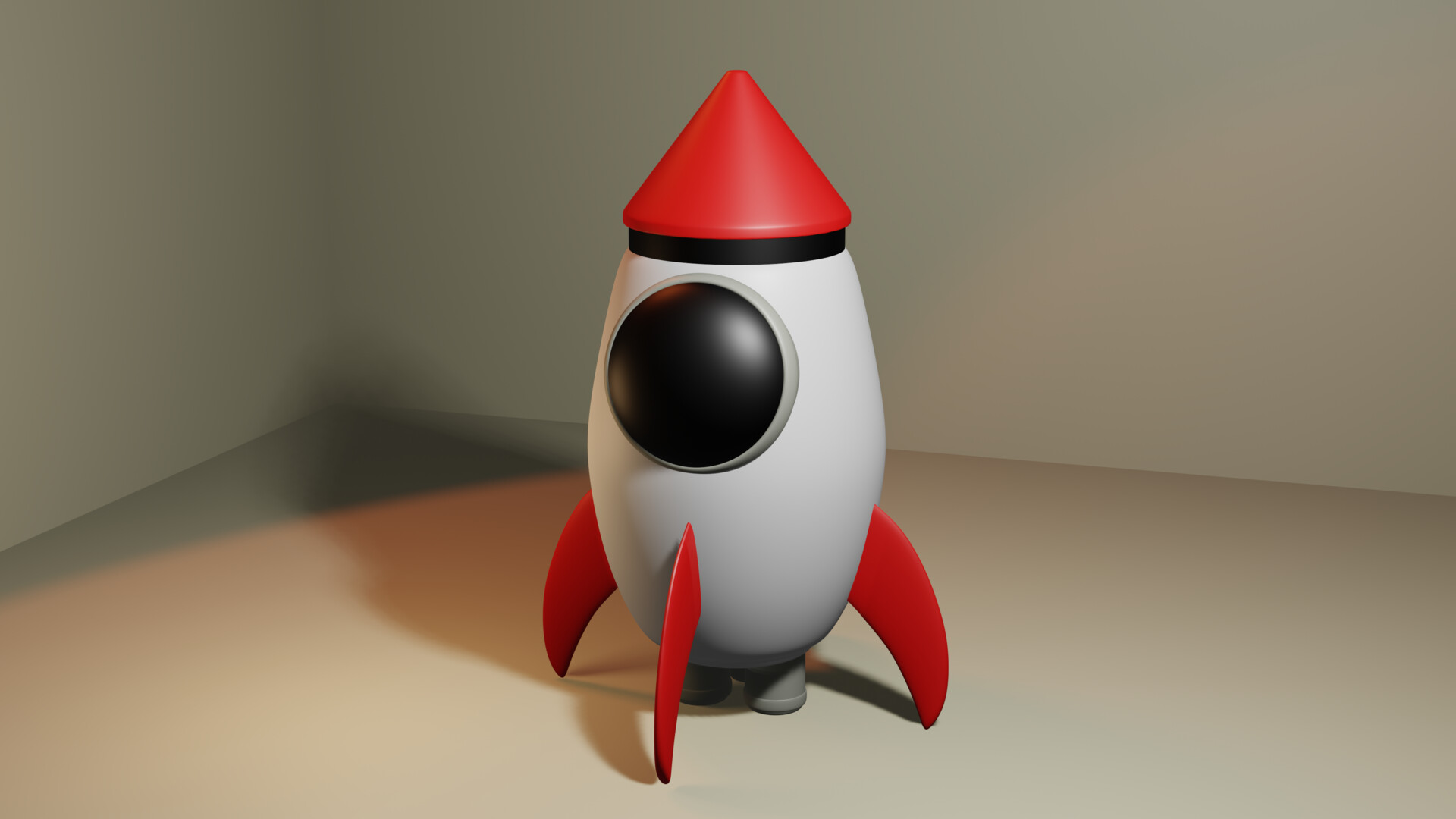 ArtStation - 3D Cartoon Rocket