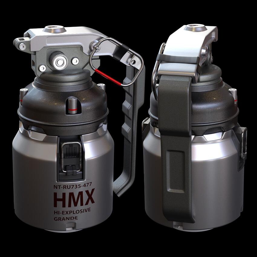 ArtStation - 20 grenade base mesh collection_vol 01