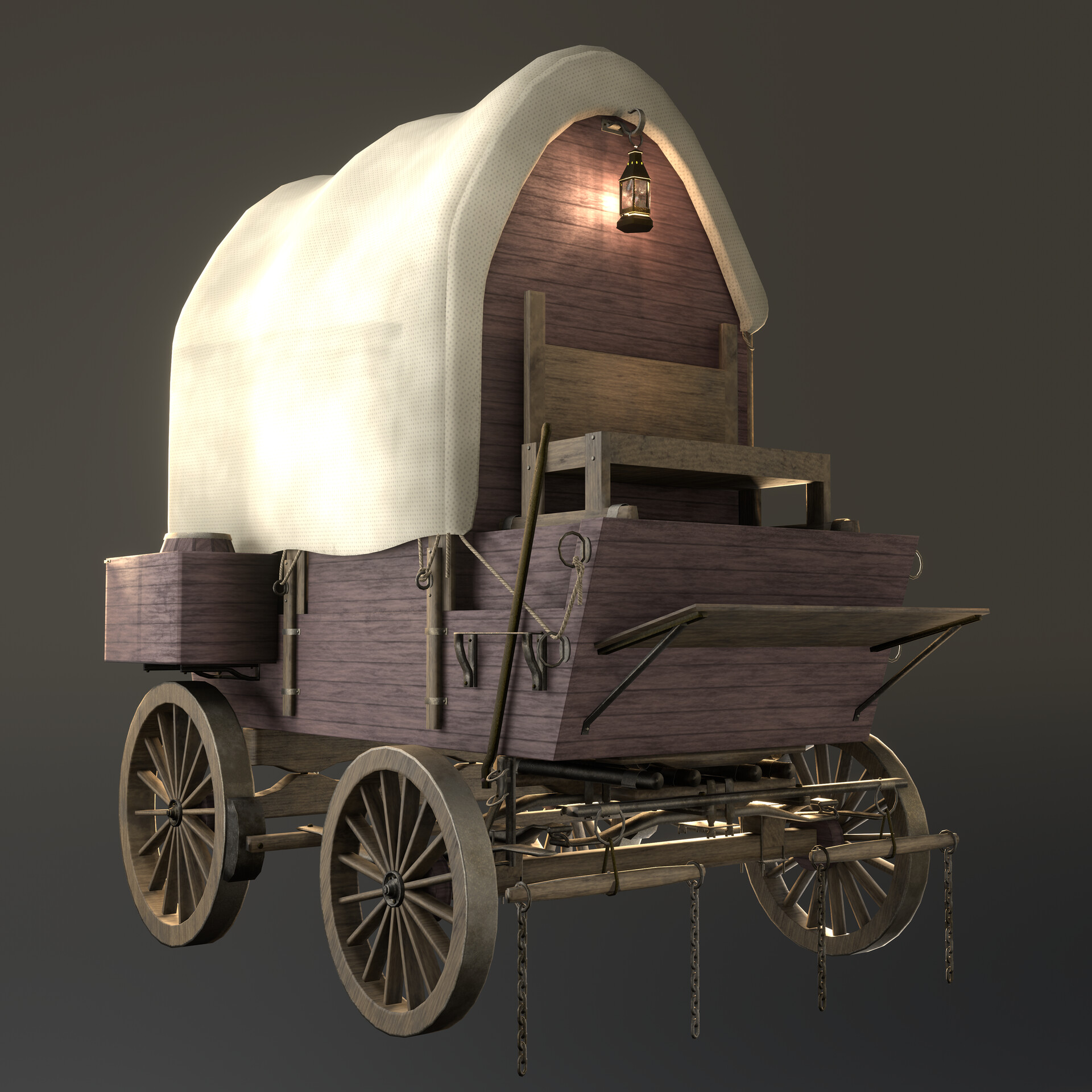 ArtStation - Wagon Game Asset