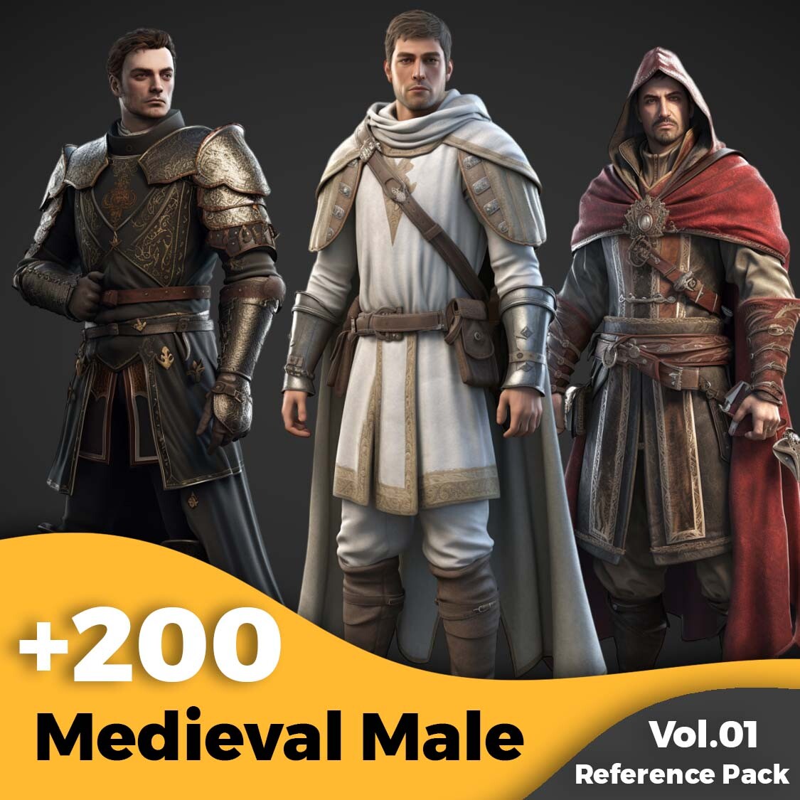ArtStation - +200 Medieval Male Concept (4k)
