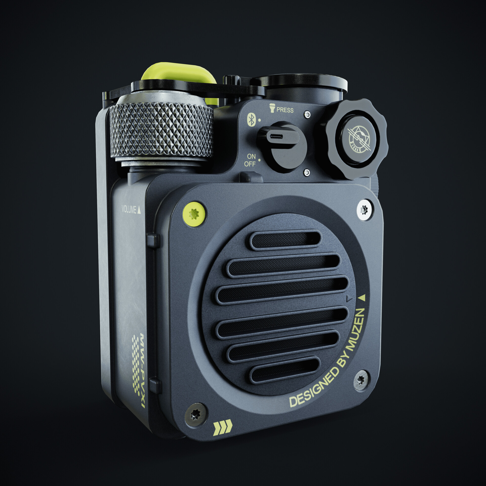 Harsh Sharma - Muzen Speaker Game Ready Asset