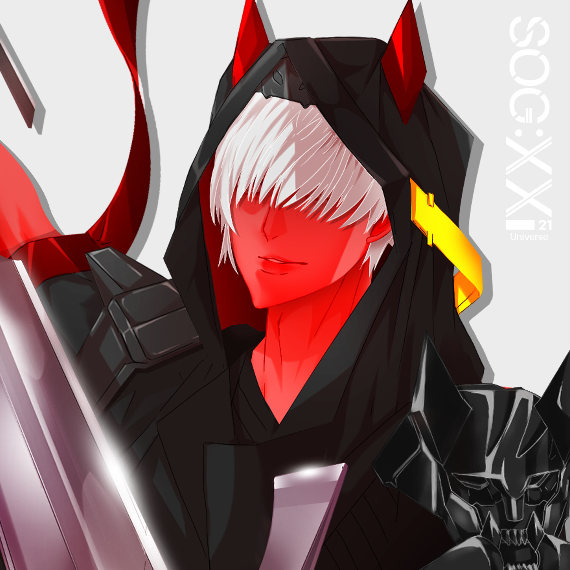 SukaiChung_Aniart - SOG:XXI Universe-022 - Red shadow demon