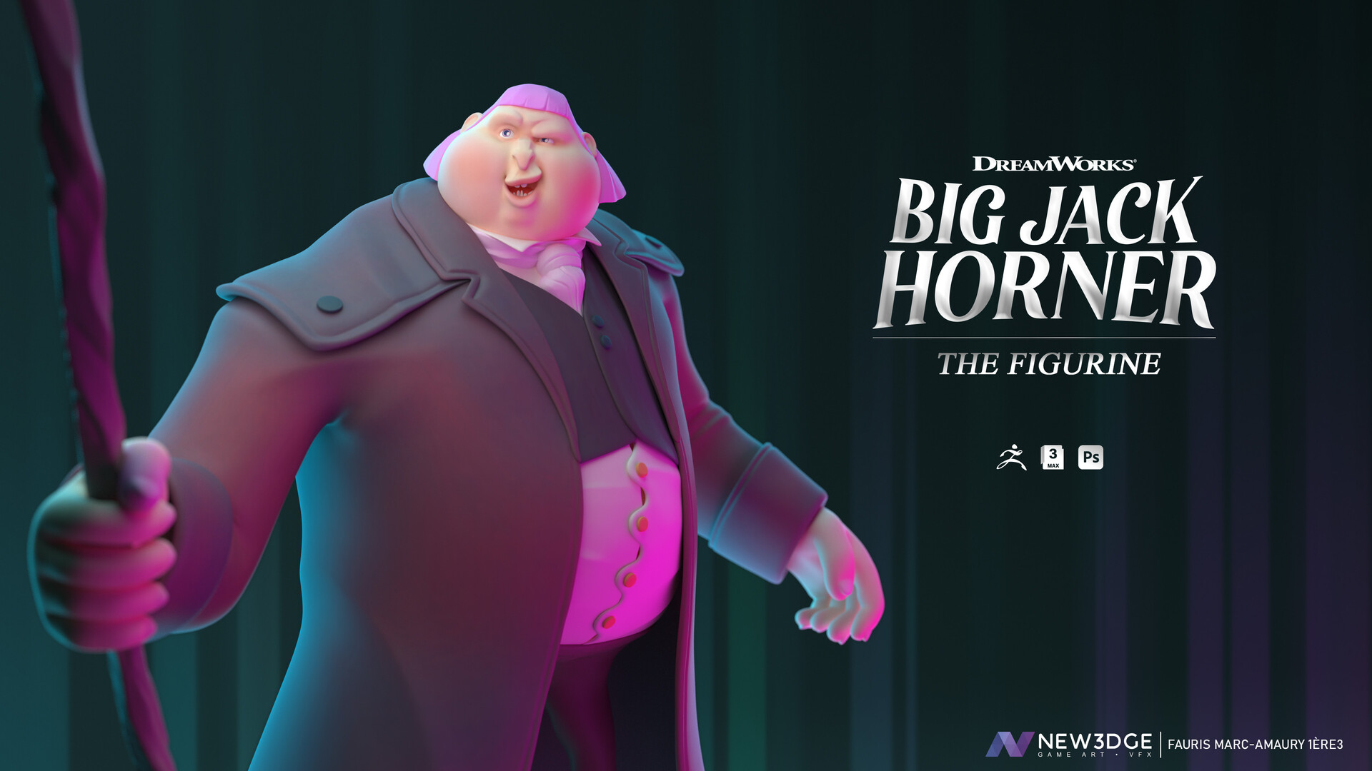 ArtStation - Big Jack Horner sculpt (Puss In Boots 2)